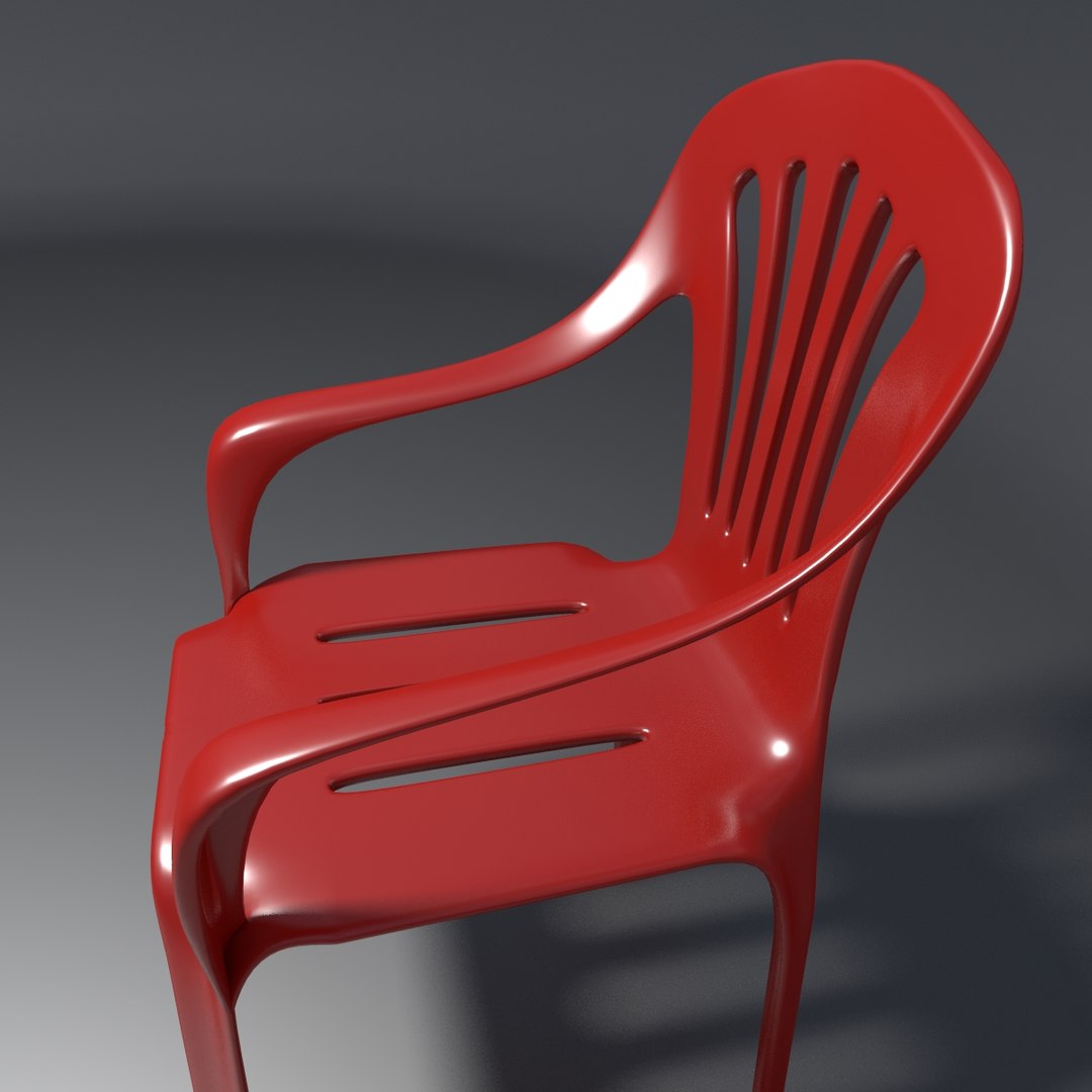 Realistic Chair 1 3d Model