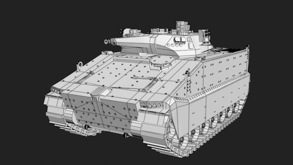 modelo 3d Vehículo de combate de infantería AS21 Redback - TurboSquid ...