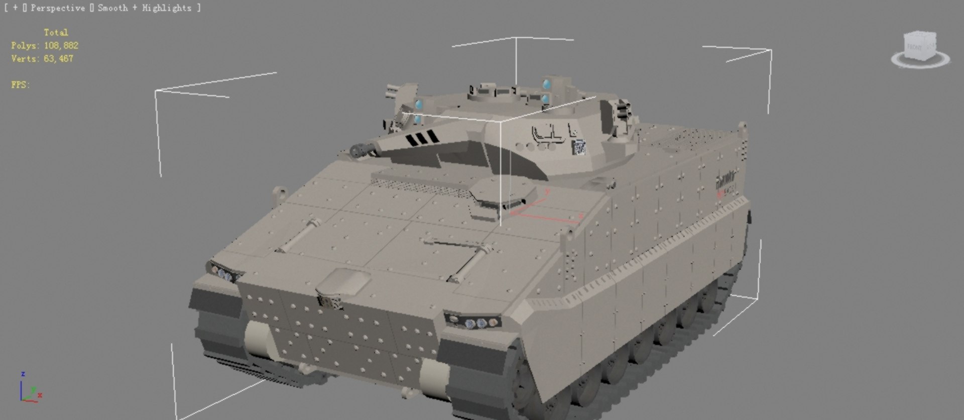 3D AS21 Redback Infantry Fighting Vehicle - TurboSquid 1782252