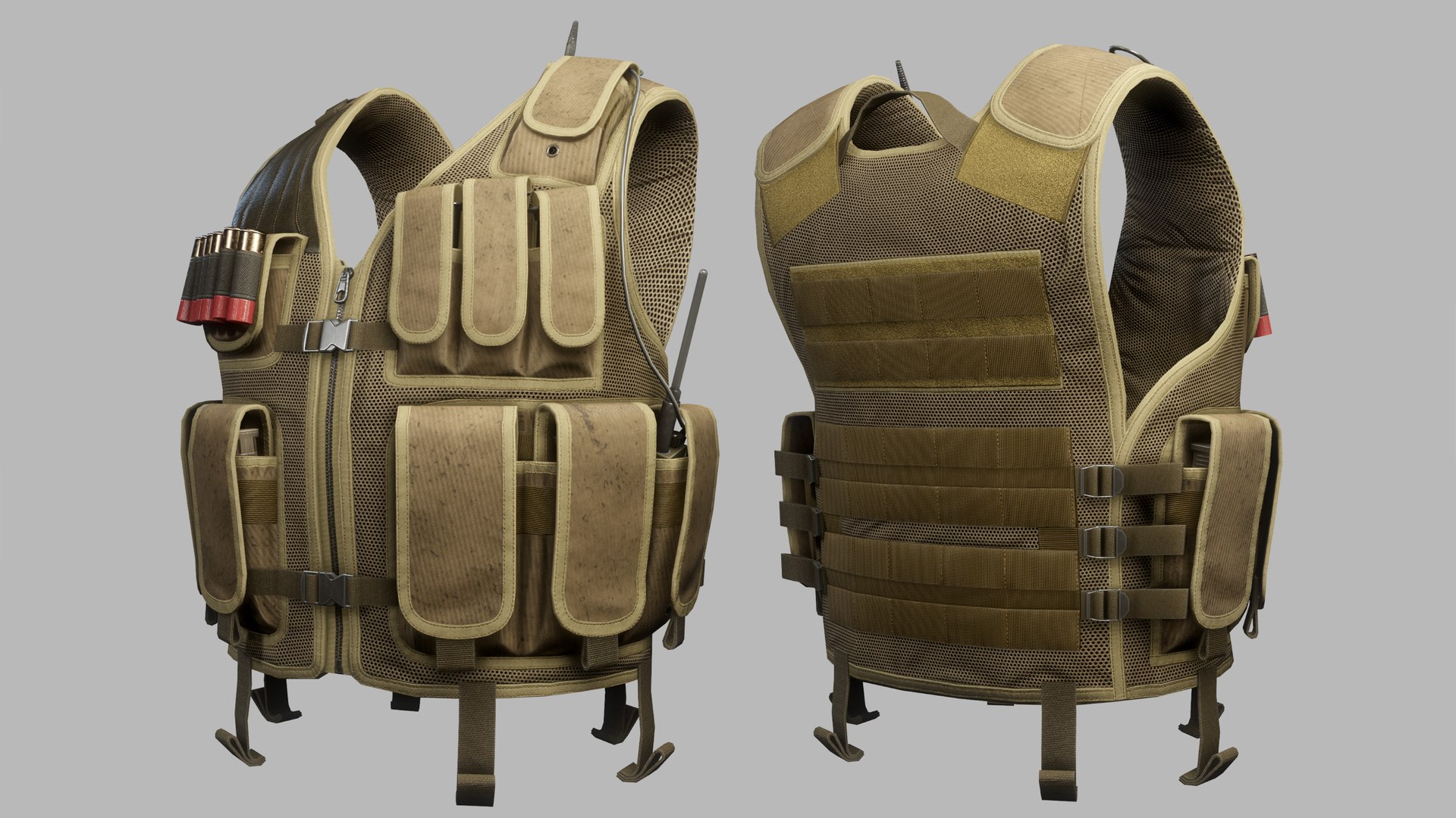 Tactical Vest 3D Model - TurboSquid 1838320