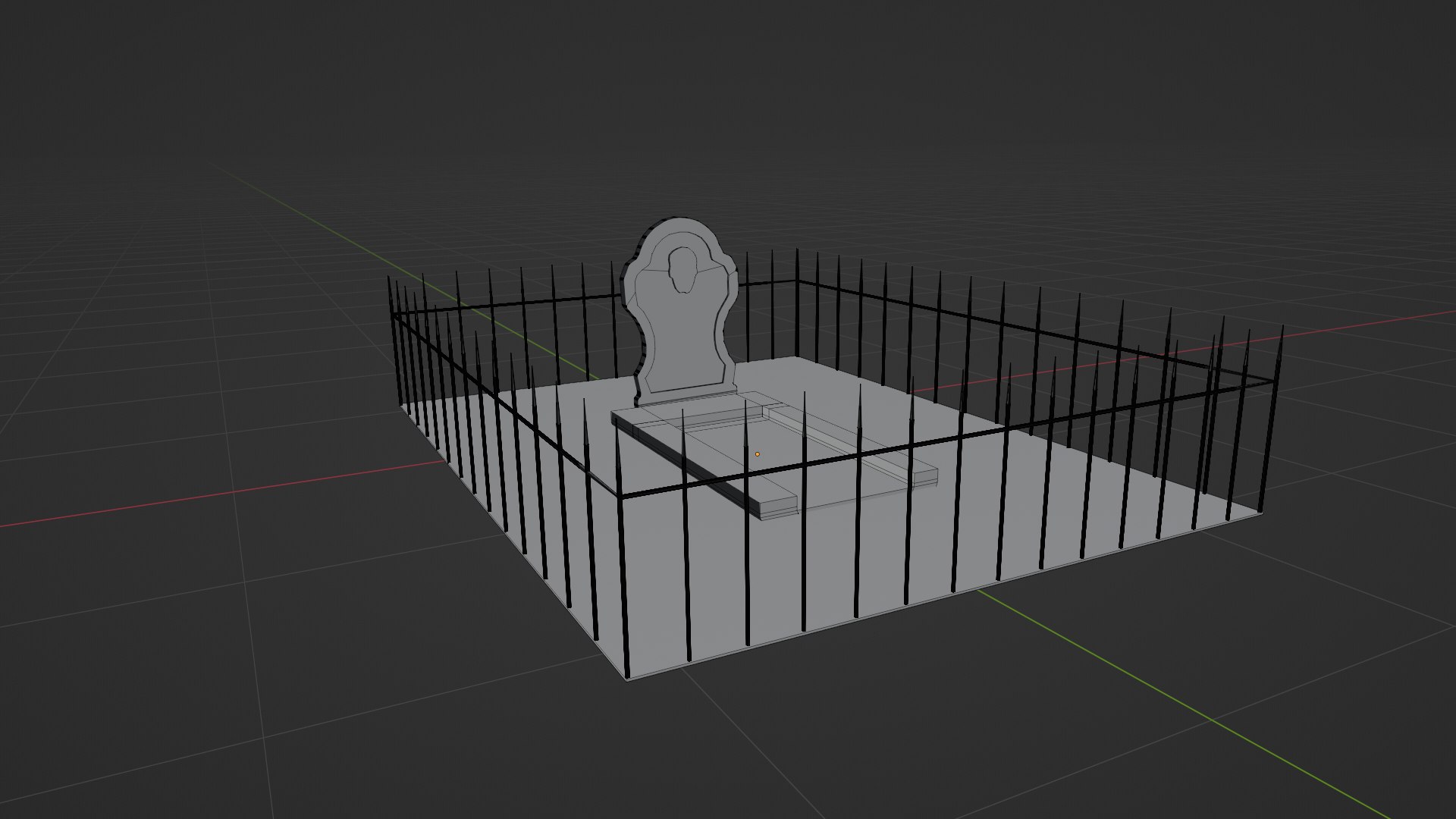 Grave - Cemetery Model - TurboSquid 2130147