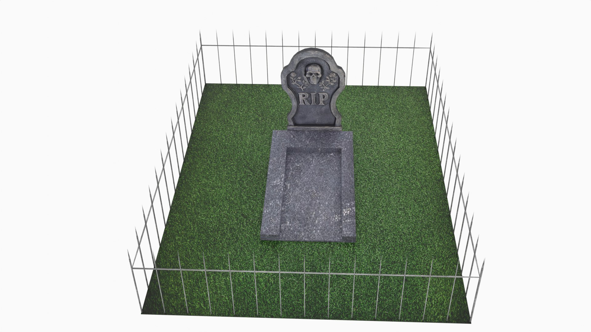 Grave - Cemetery Model - TurboSquid 2130147