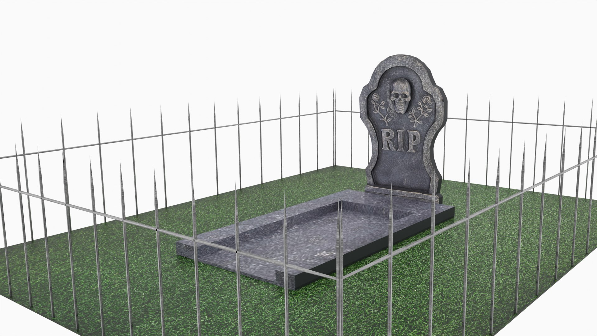 Grave - Cemetery Model - TurboSquid 2130147