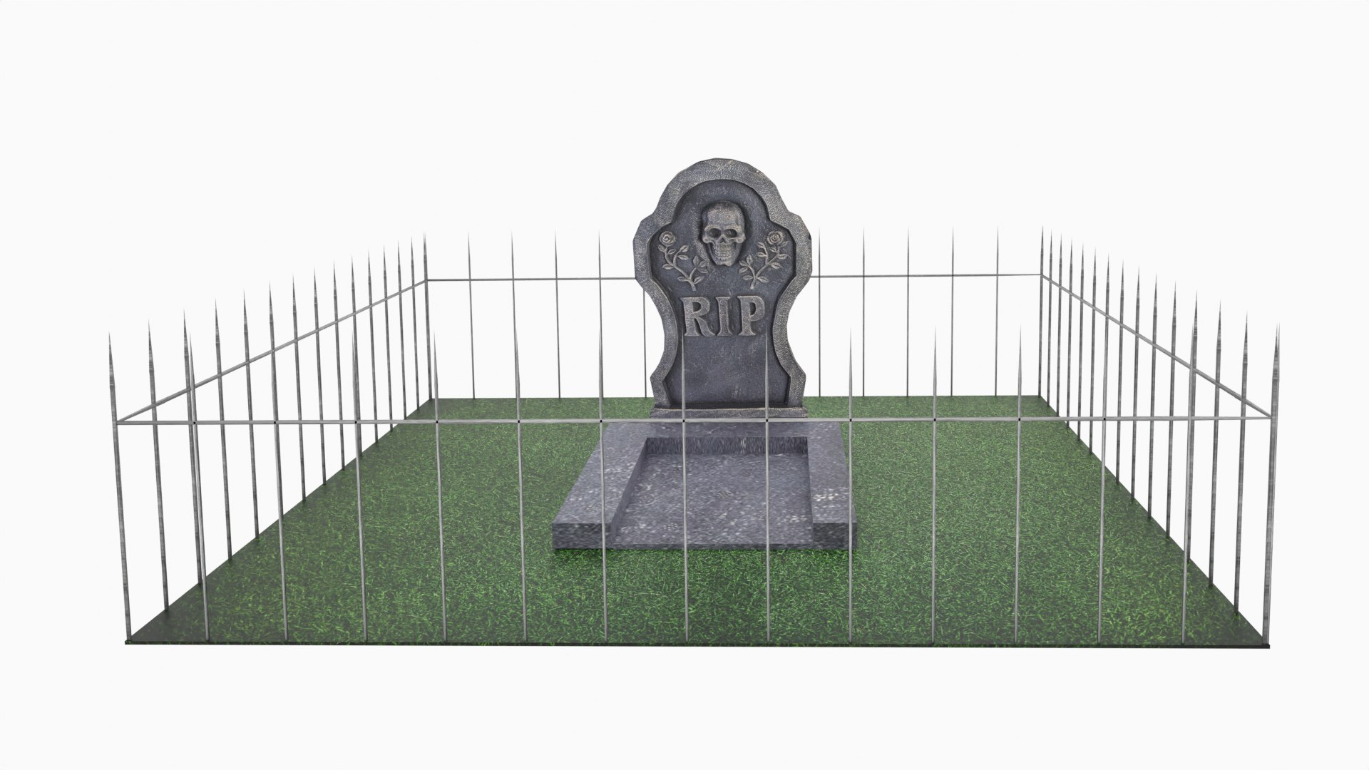 Grave - Cemetery Model - TurboSquid 2130147