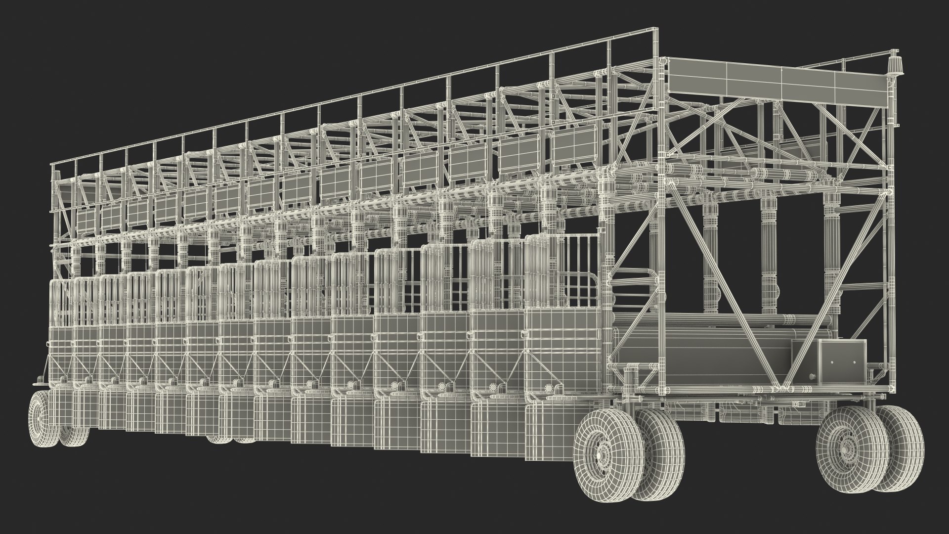 3D 14 Starting Stalls for Horse Racing Rigged for Maya - TurboSquid 2052273