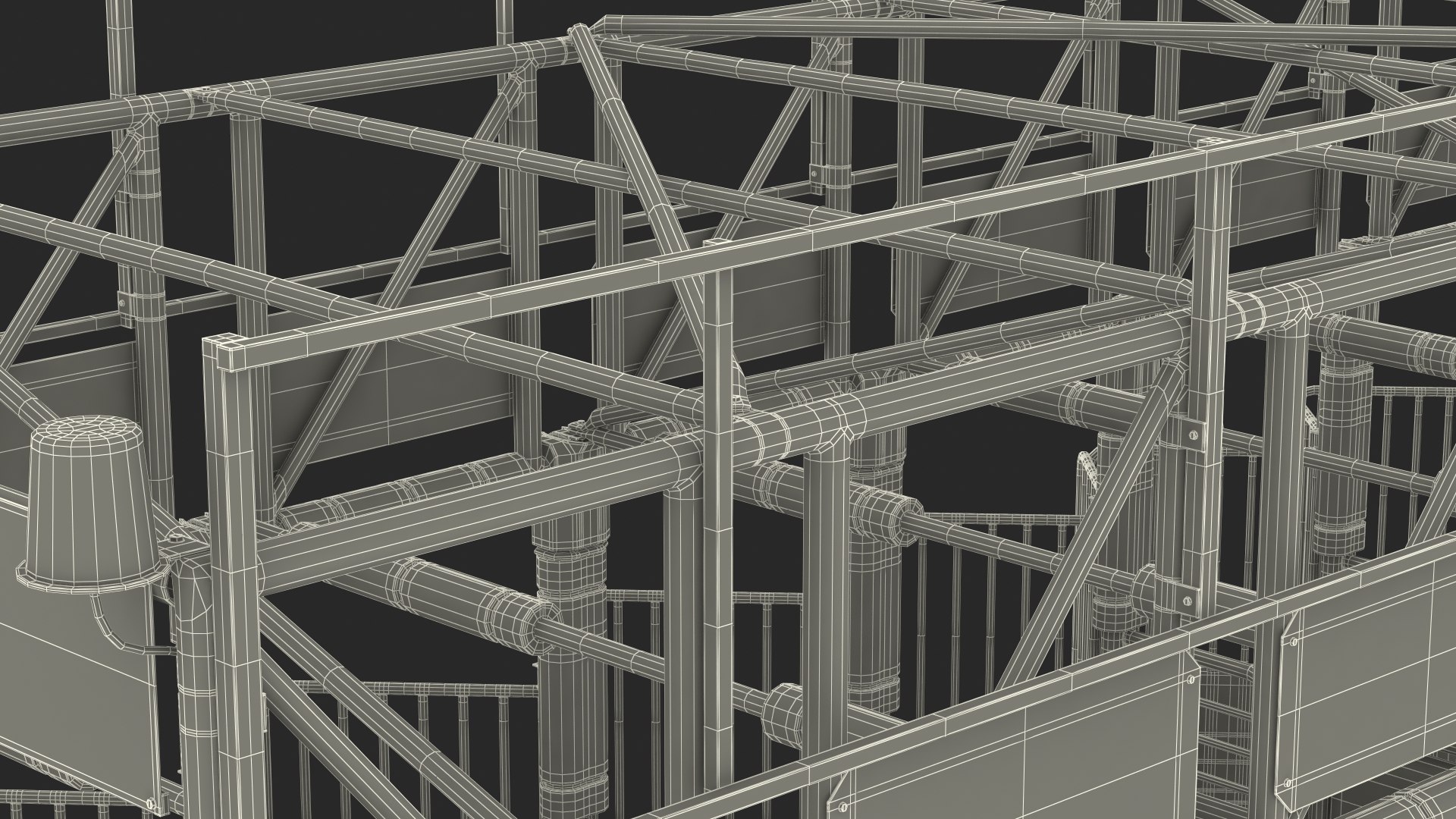 3D 14 Starting Stalls for Horse Racing Rigged for Maya - TurboSquid 2052273