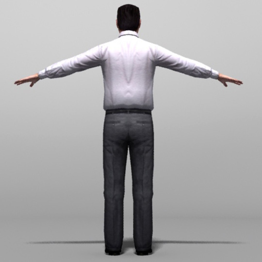 Human Male 3d Max