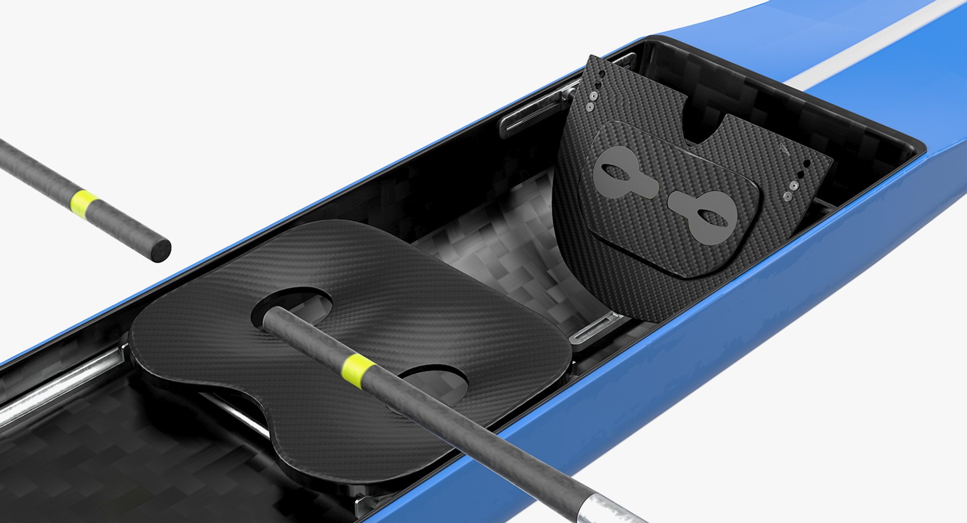 3D Model Single Scull Rowing Boat - TurboSquid 1387635