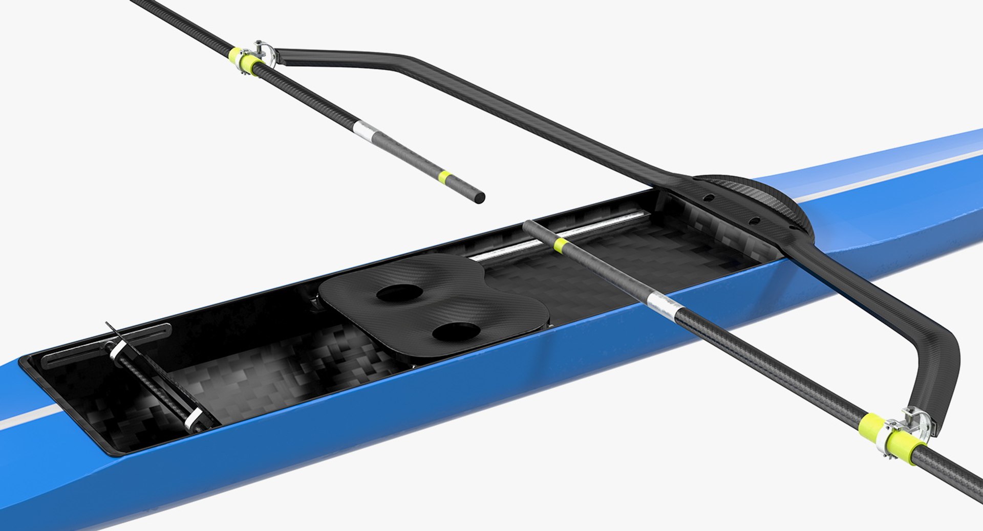 3D Model Single Scull Rowing Boat - TurboSquid 1387635