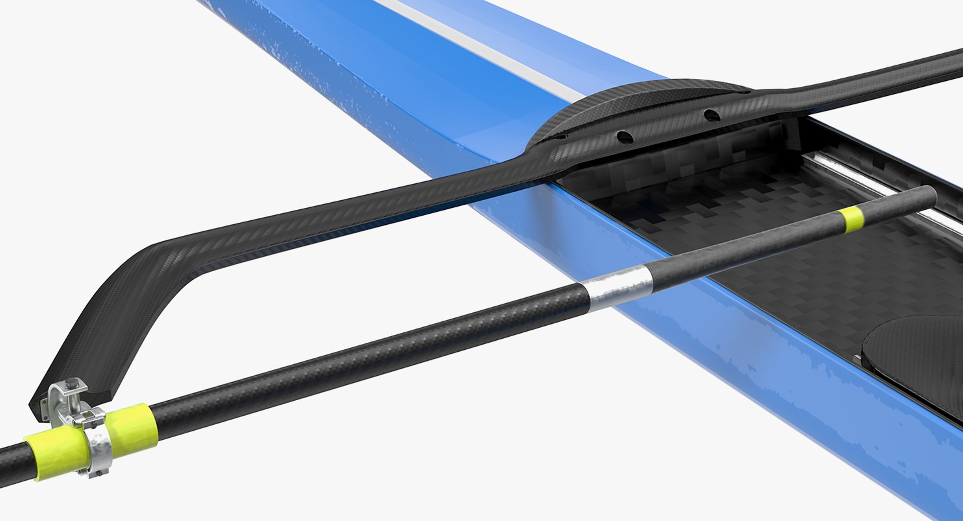 3D Model Single Scull Rowing Boat - TurboSquid 1387635