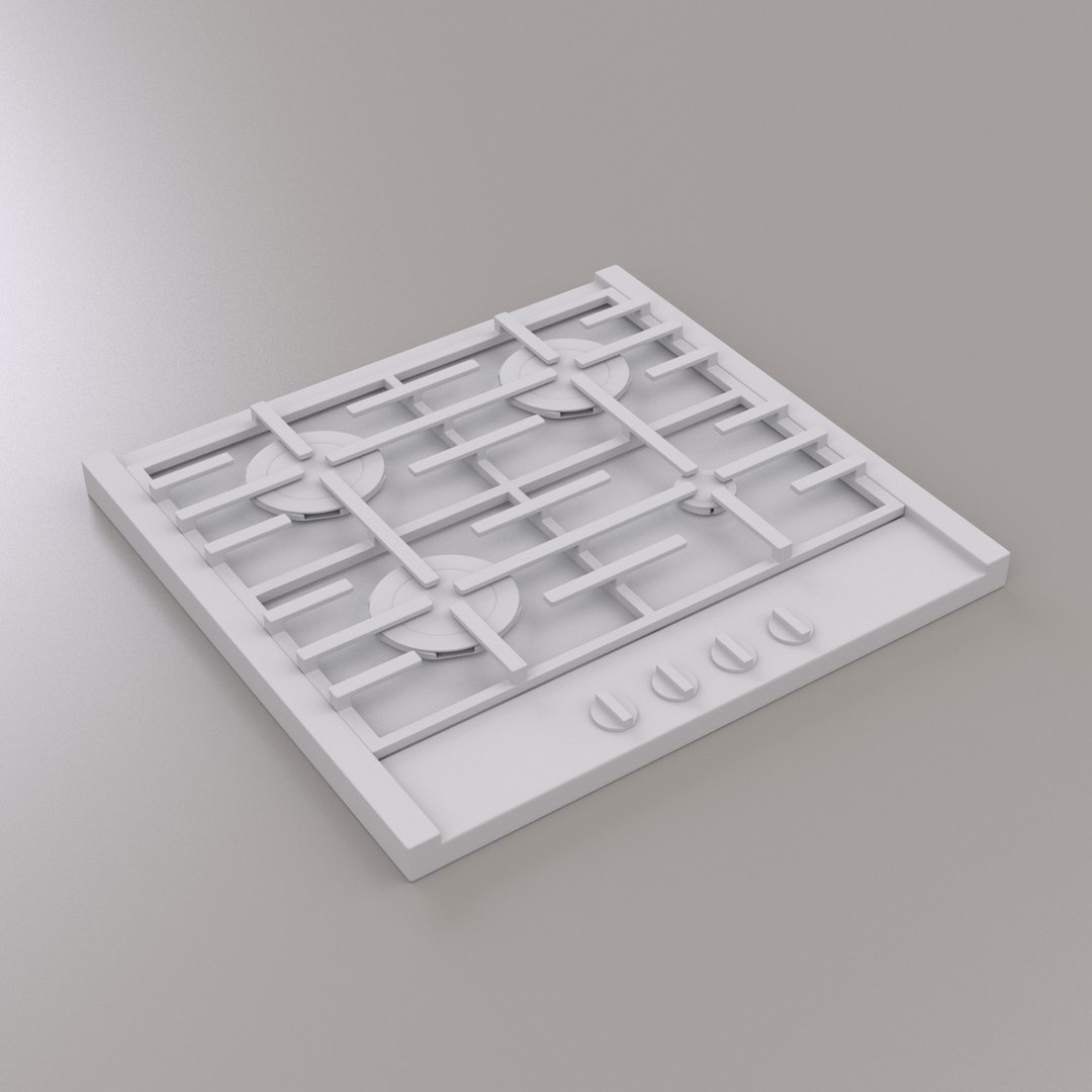 gas panel 3d model