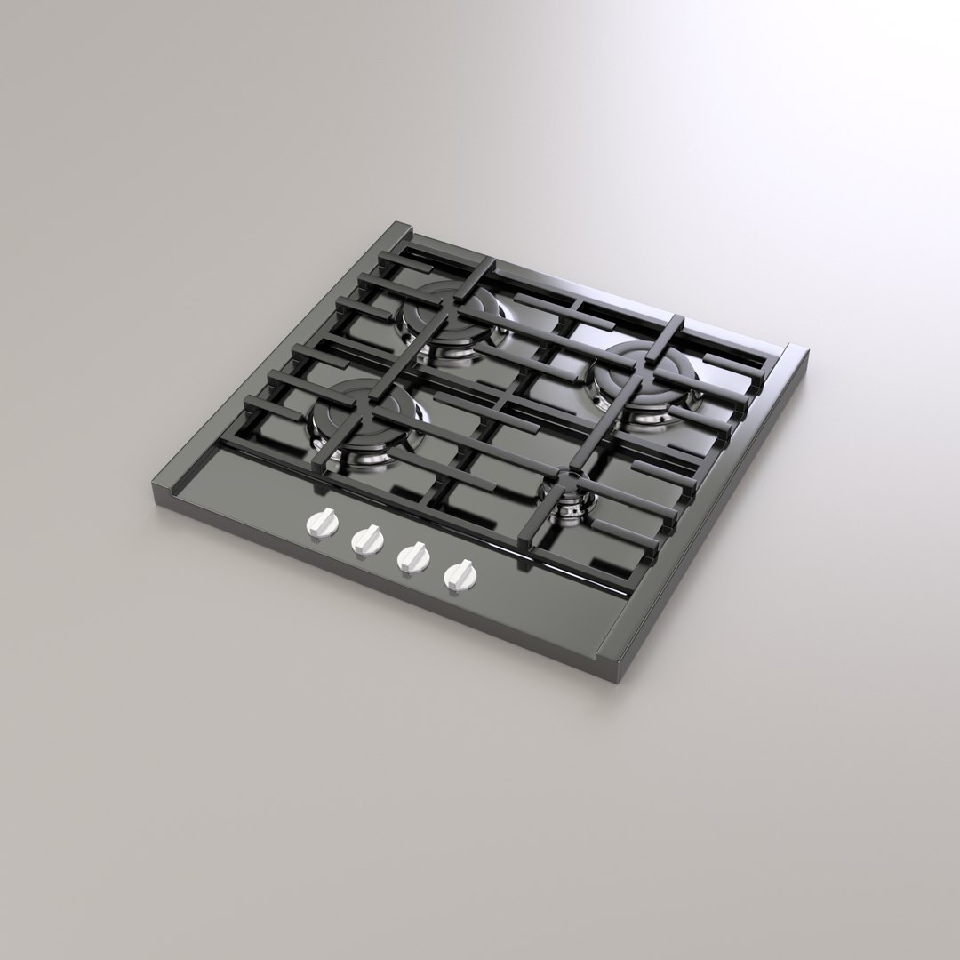 gas panel 3d model