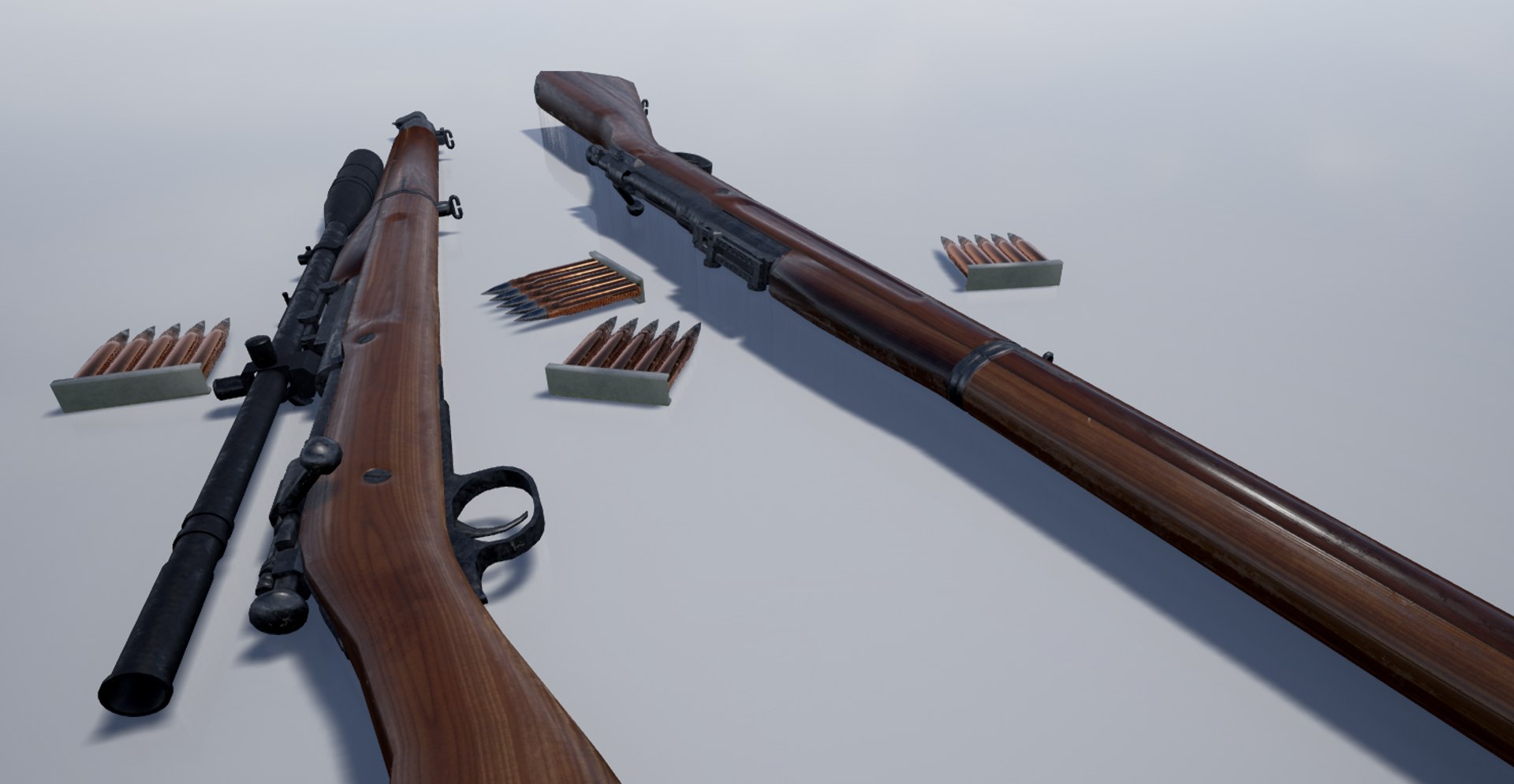 3D M1903 Springfield Rifle Polys Model - TurboSquid 1214184