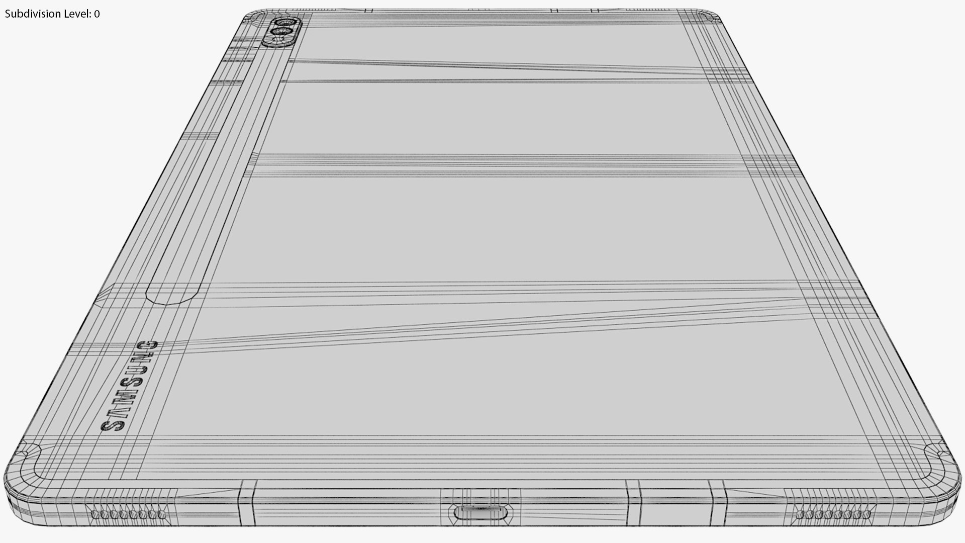 Realistic Samsung Galaxy Tab 3D Model - TurboSquid 1603719