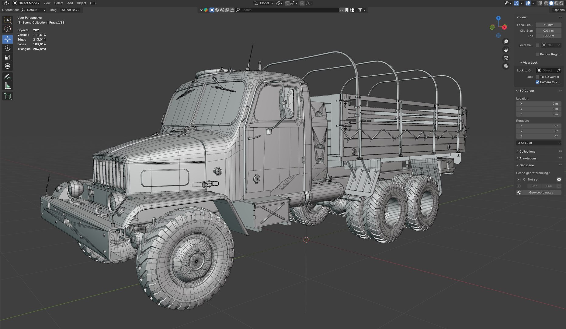 Praga V3S Military Truck 3D Model - TurboSquid 2420267