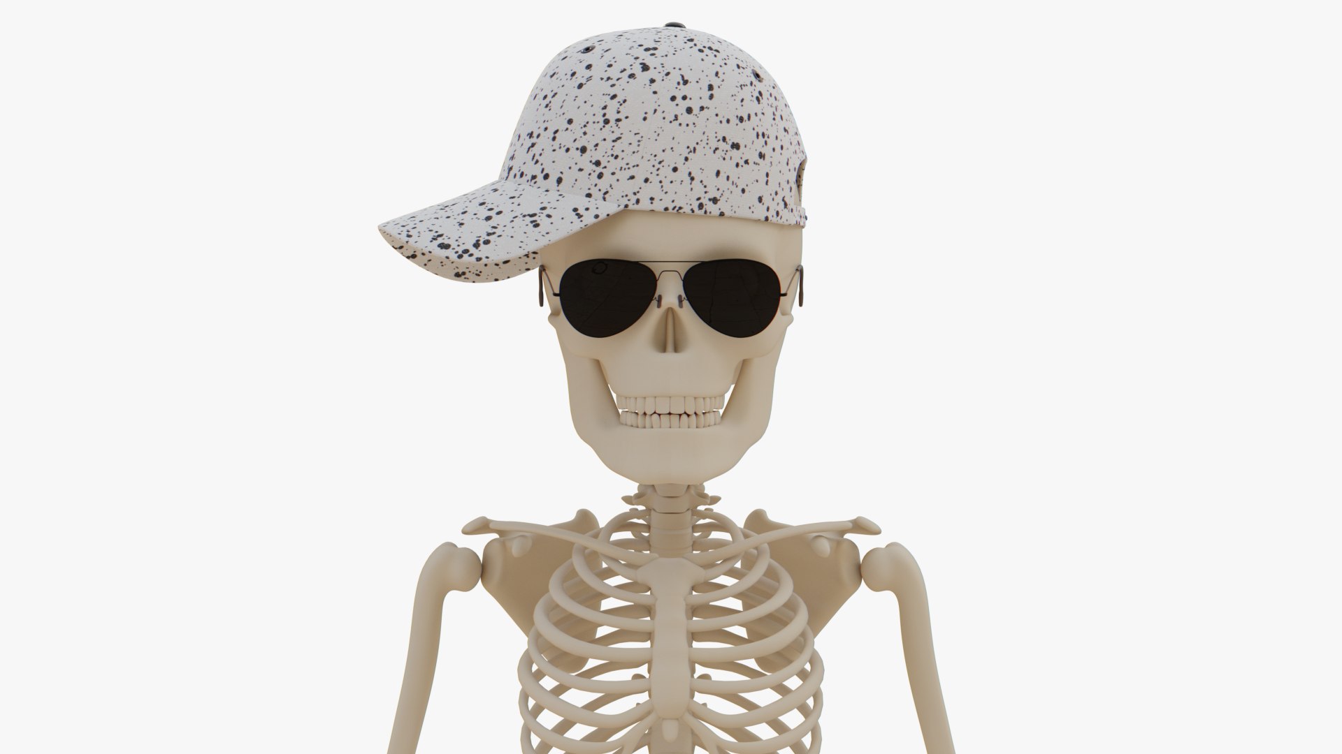 3D Cartoon Skeleton - TurboSquid 2101306