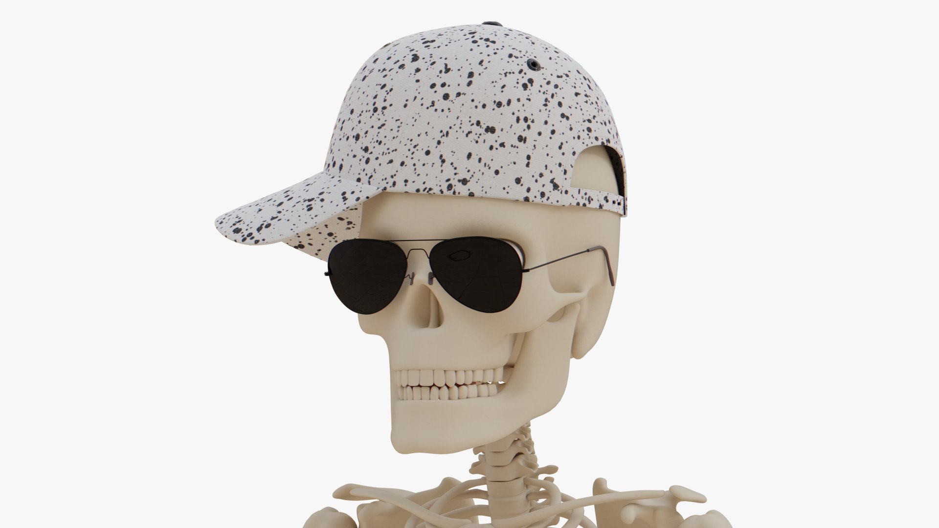 3D Cartoon Skeleton - TurboSquid 2101306