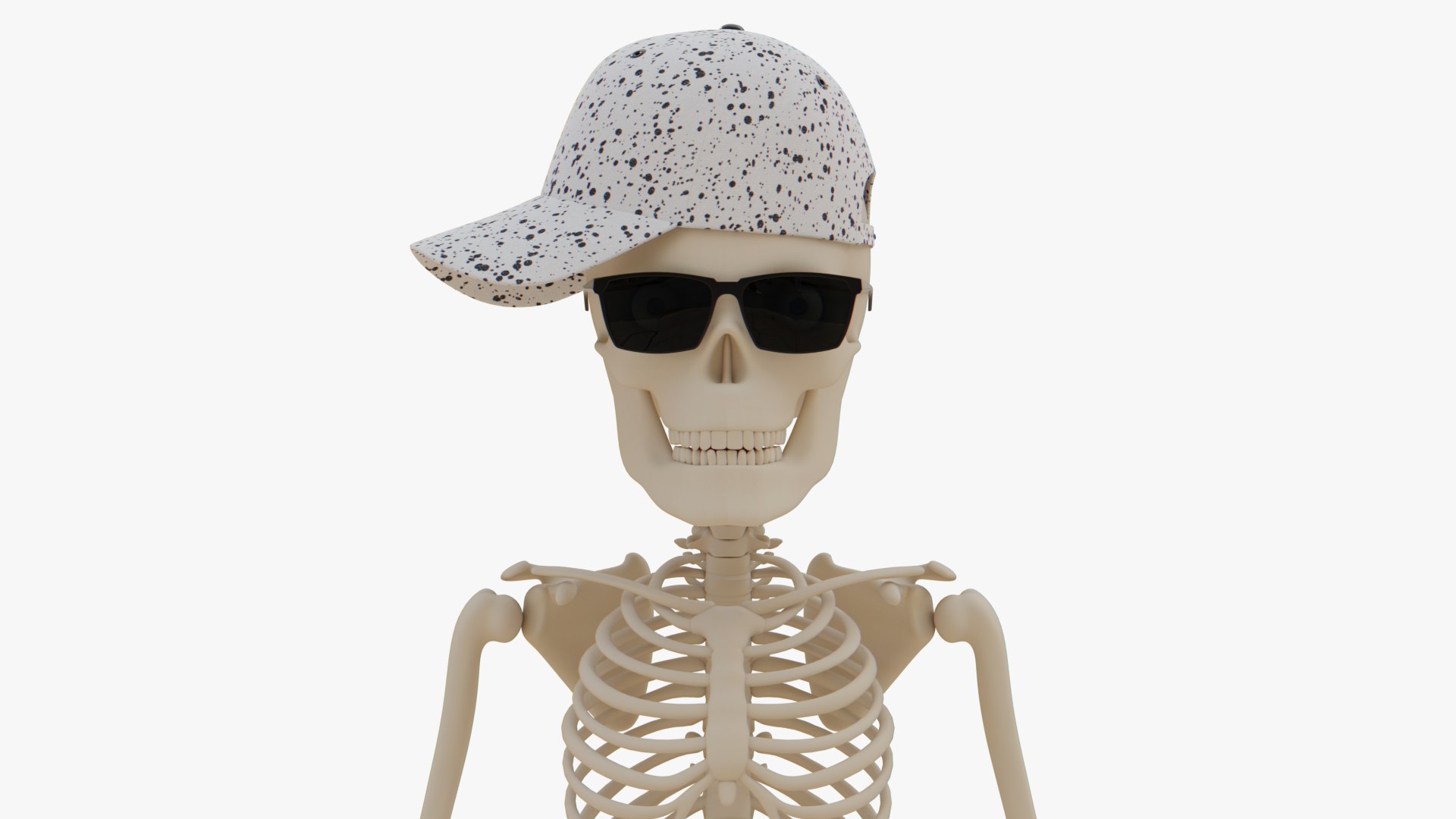 3D Cartoon Skeleton - TurboSquid 2101306