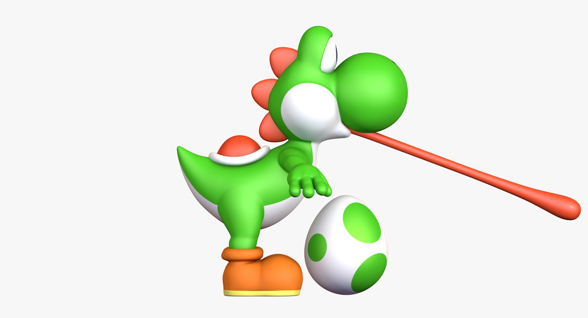 3D Classic Yoshi Super Mario Model - TurboSquid 1363676
