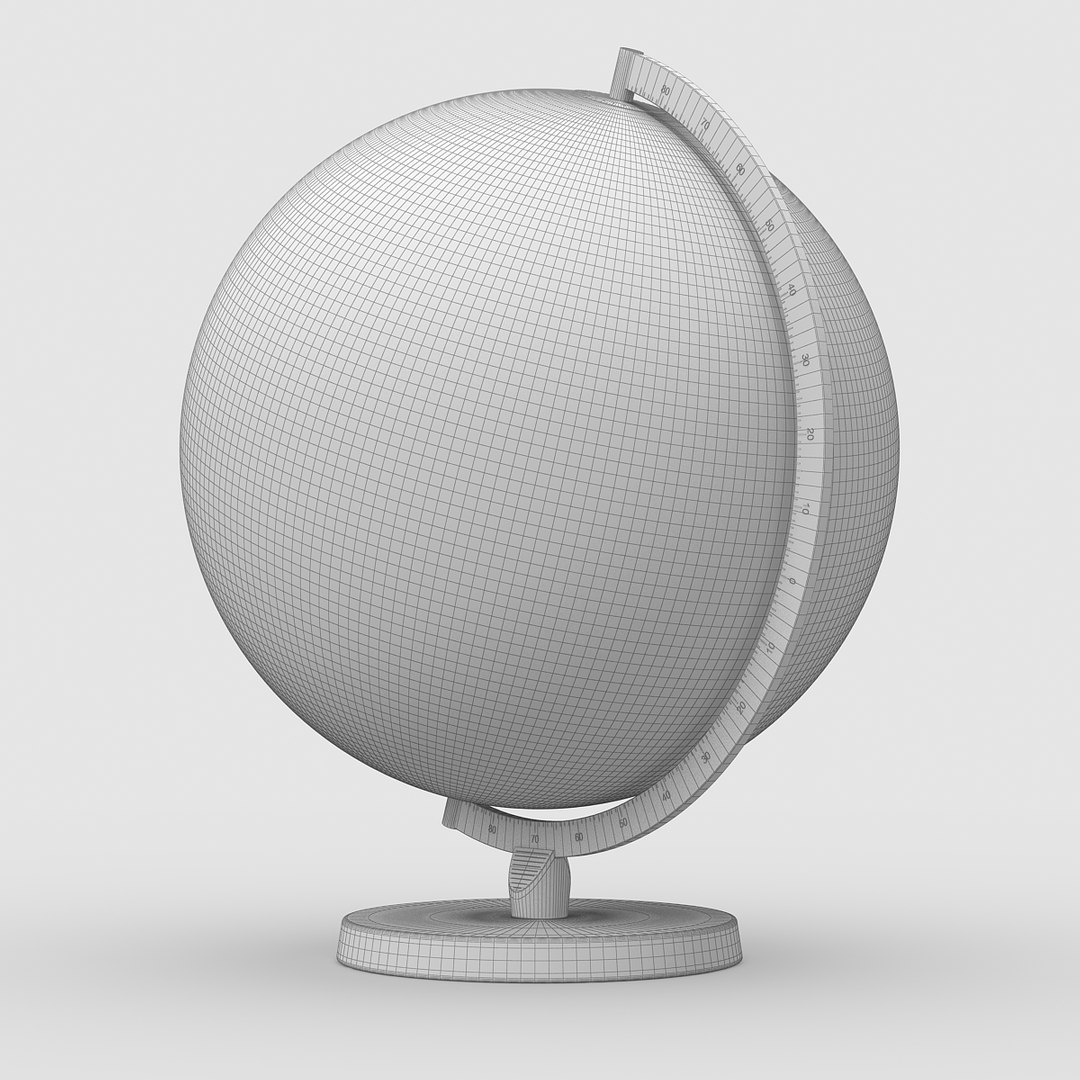 3d Model World Globe