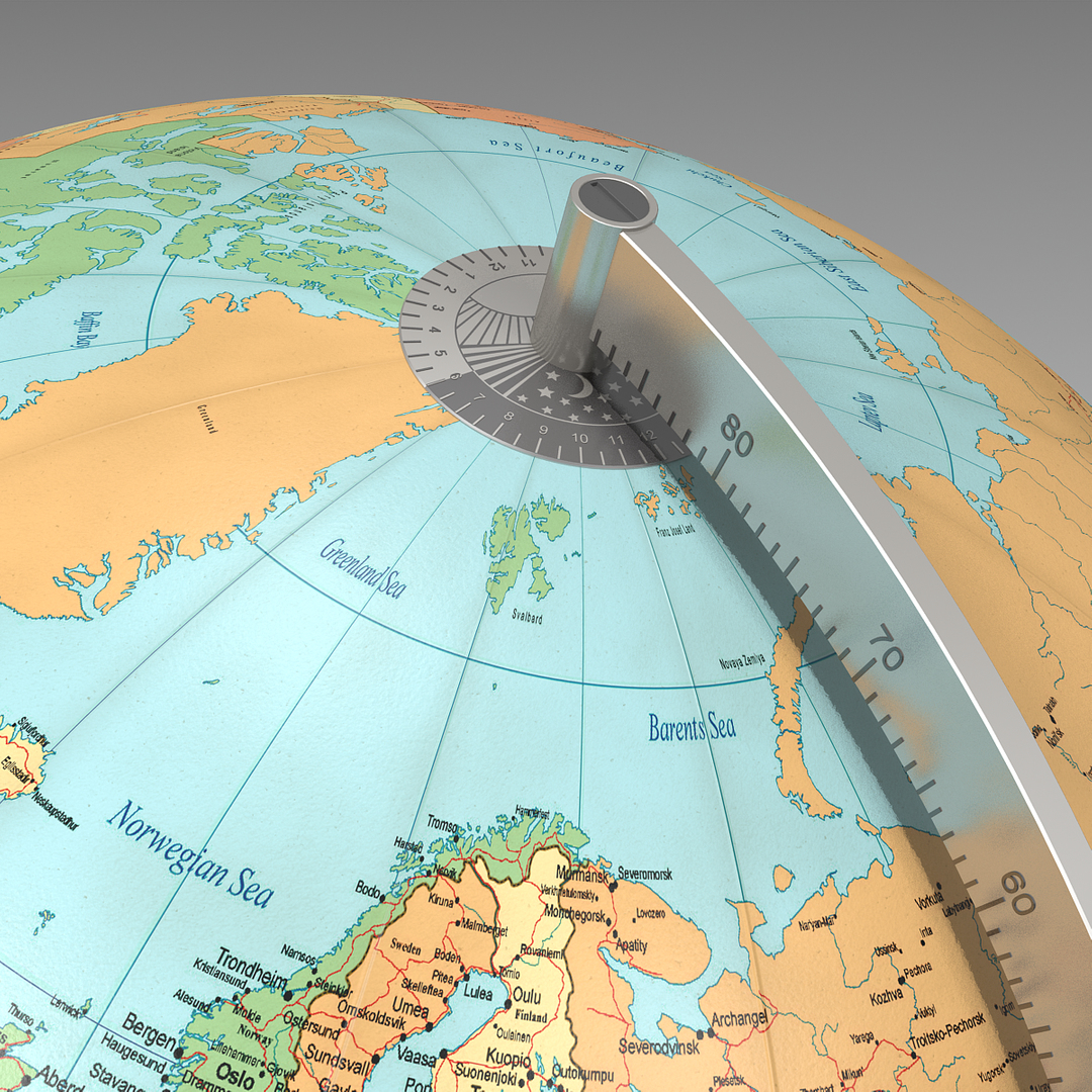 3d model world globe
