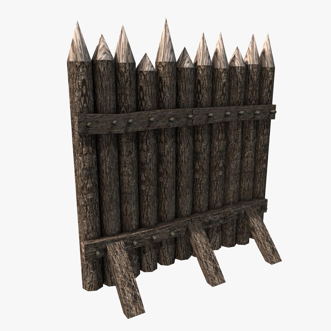 3d Wooden Stockade