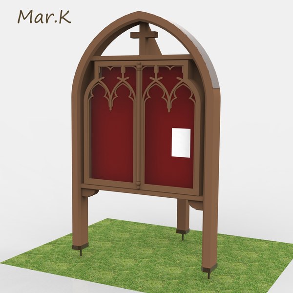 Free SketchUp Sign-Boards Models | TurboSquid