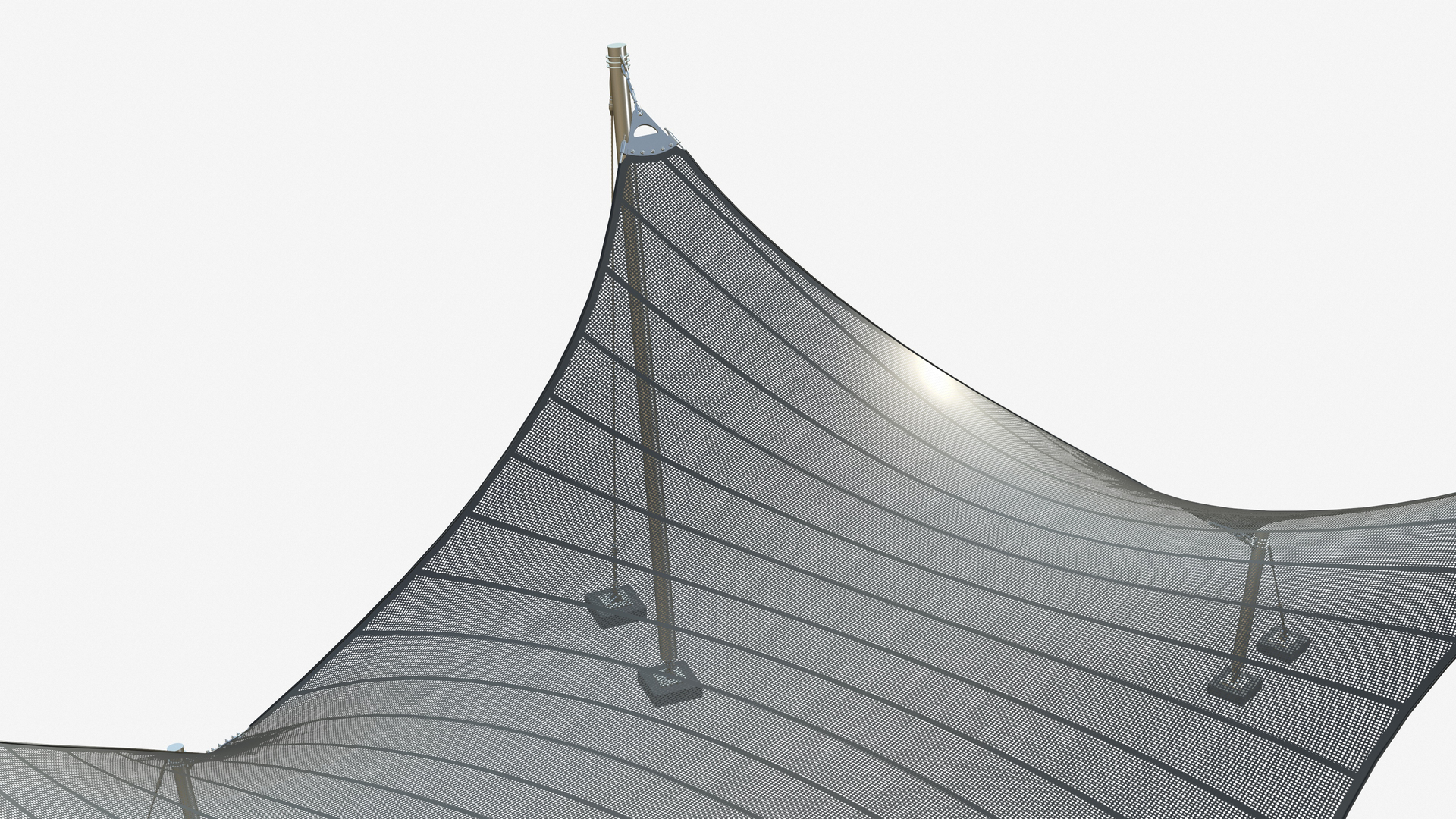 3D Tensile Structures Architecture Mesh model - TurboSquid 1902997