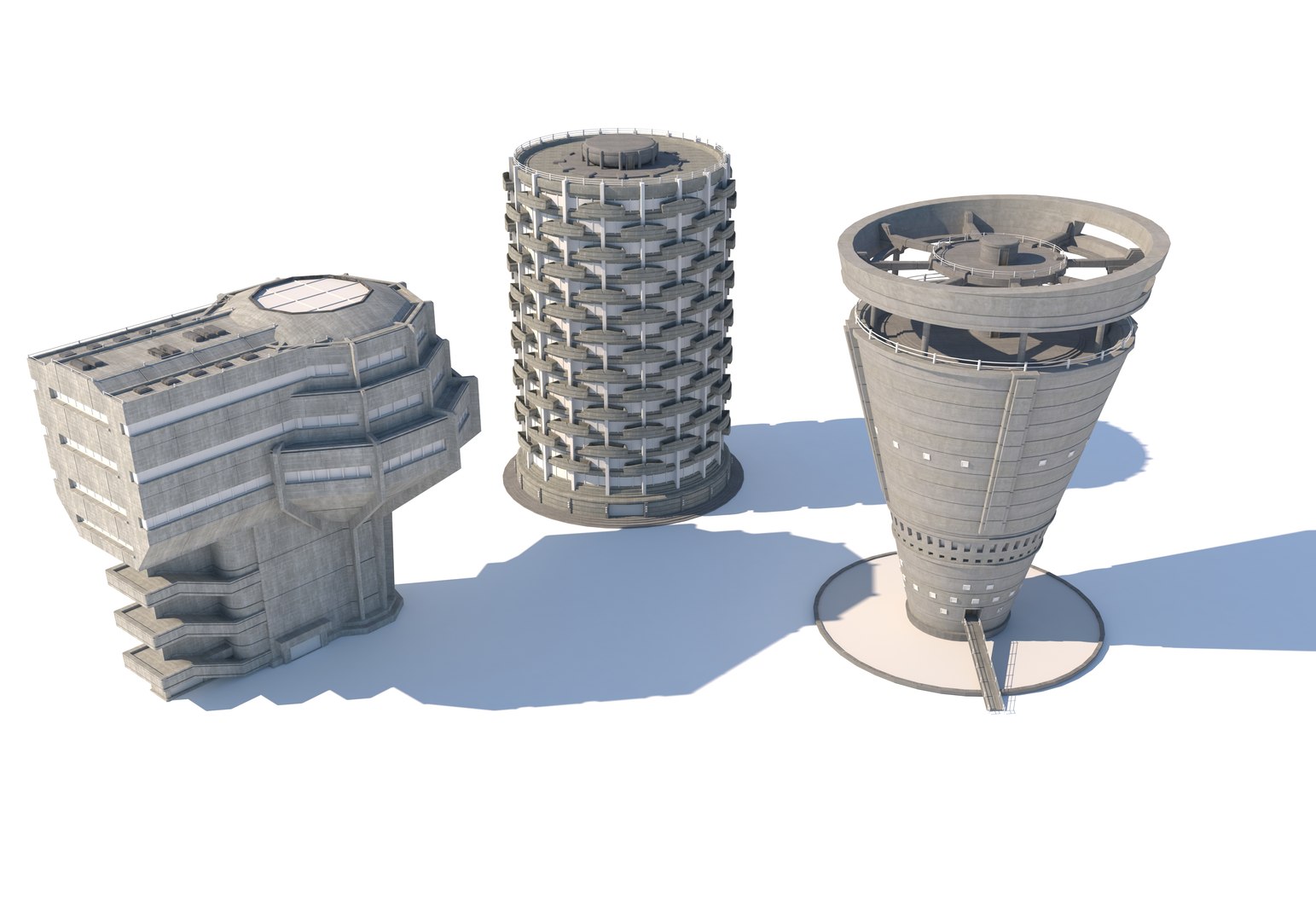 3D model Brutalist - TurboSquid 2130236