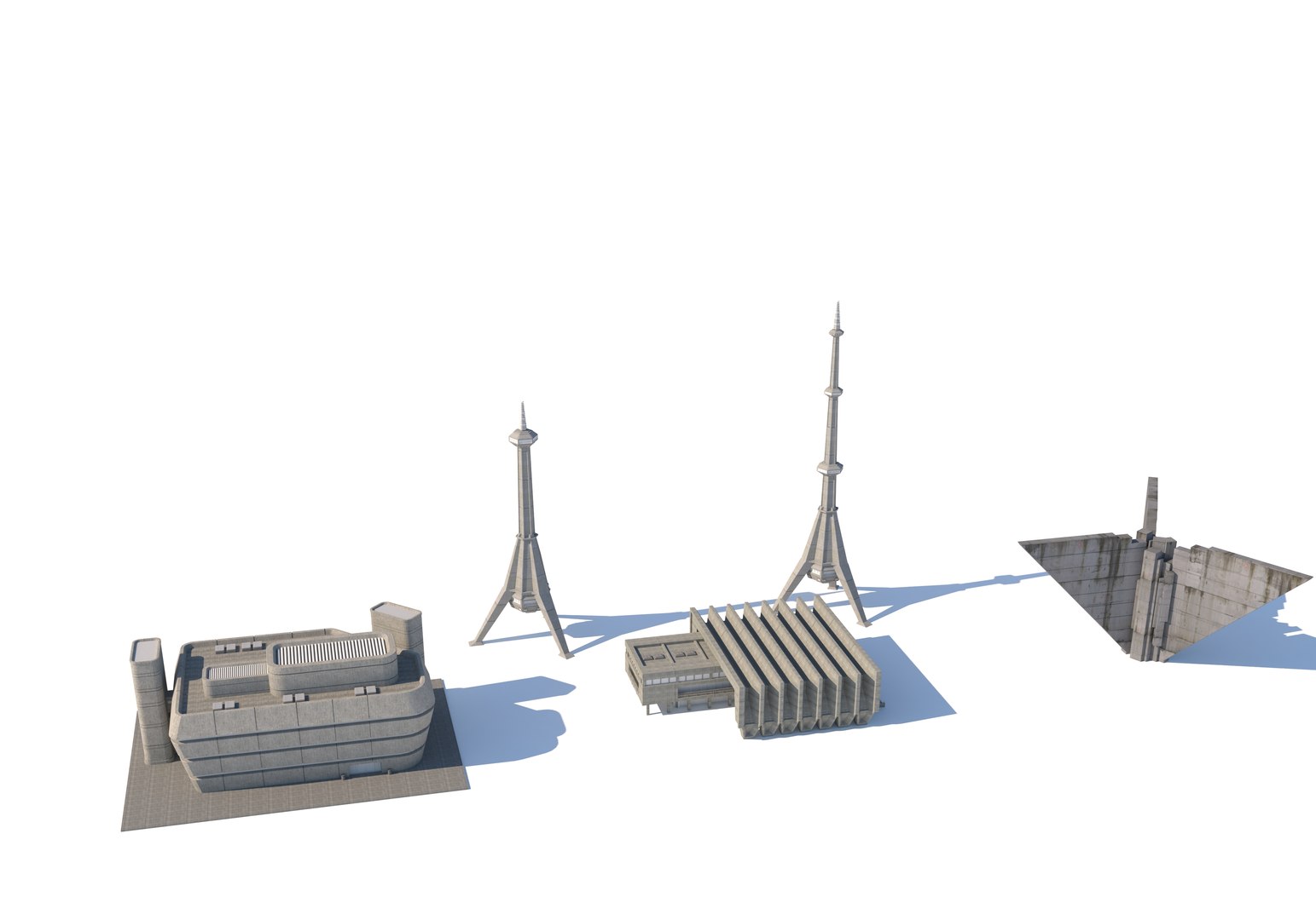 3D model Brutalist - TurboSquid 2130236