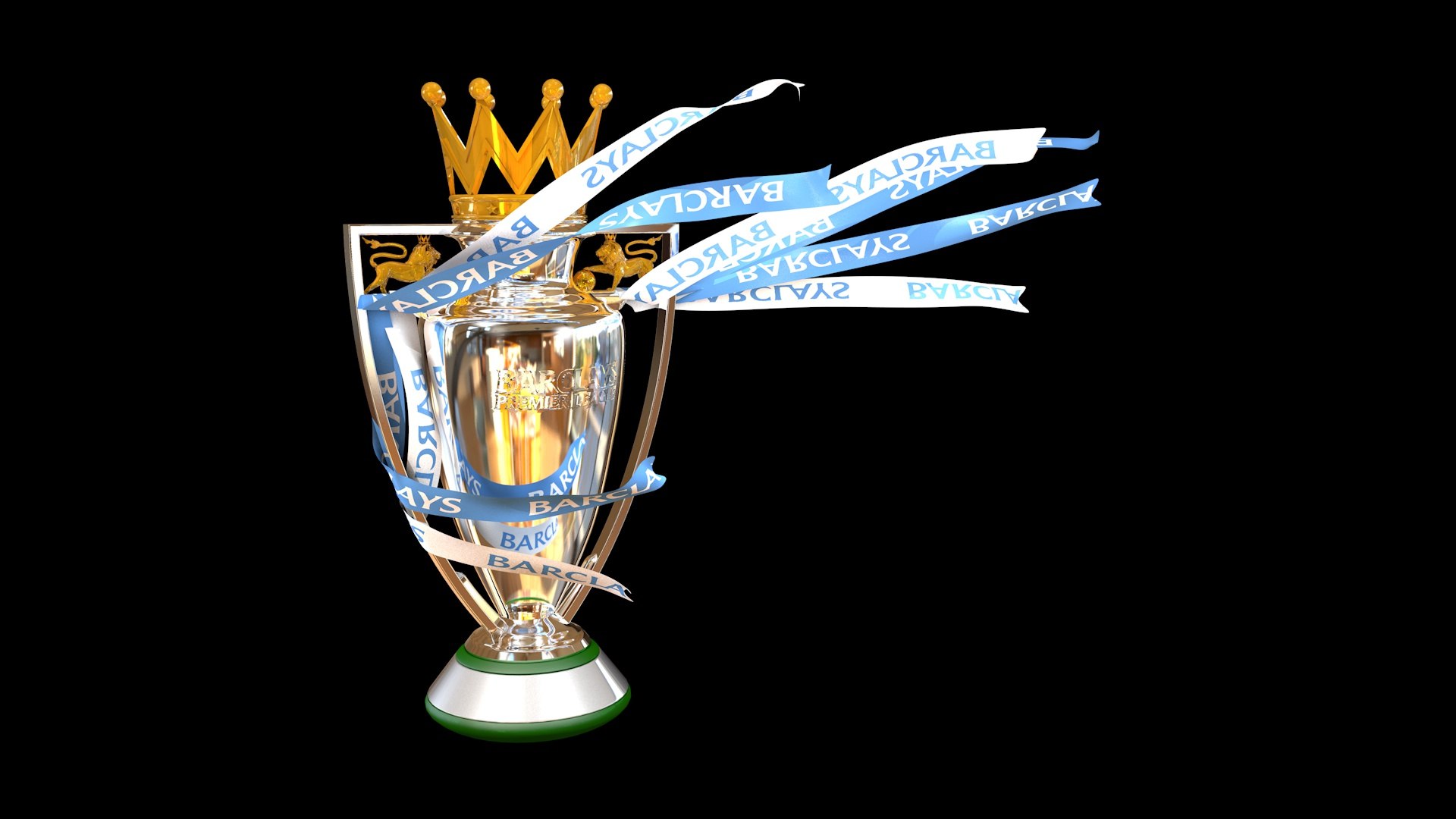 3d Model Of English Trophy Premier League