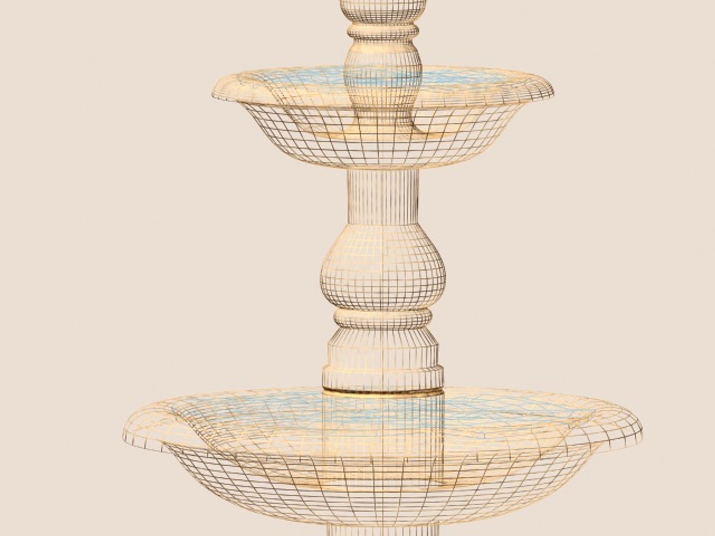 3d Water Fountain Model
