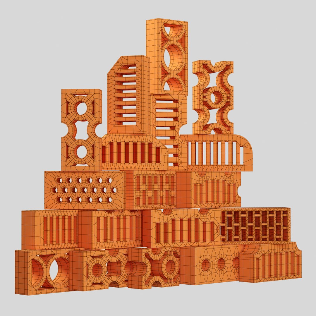 Brick building model - TurboSquid 1476939