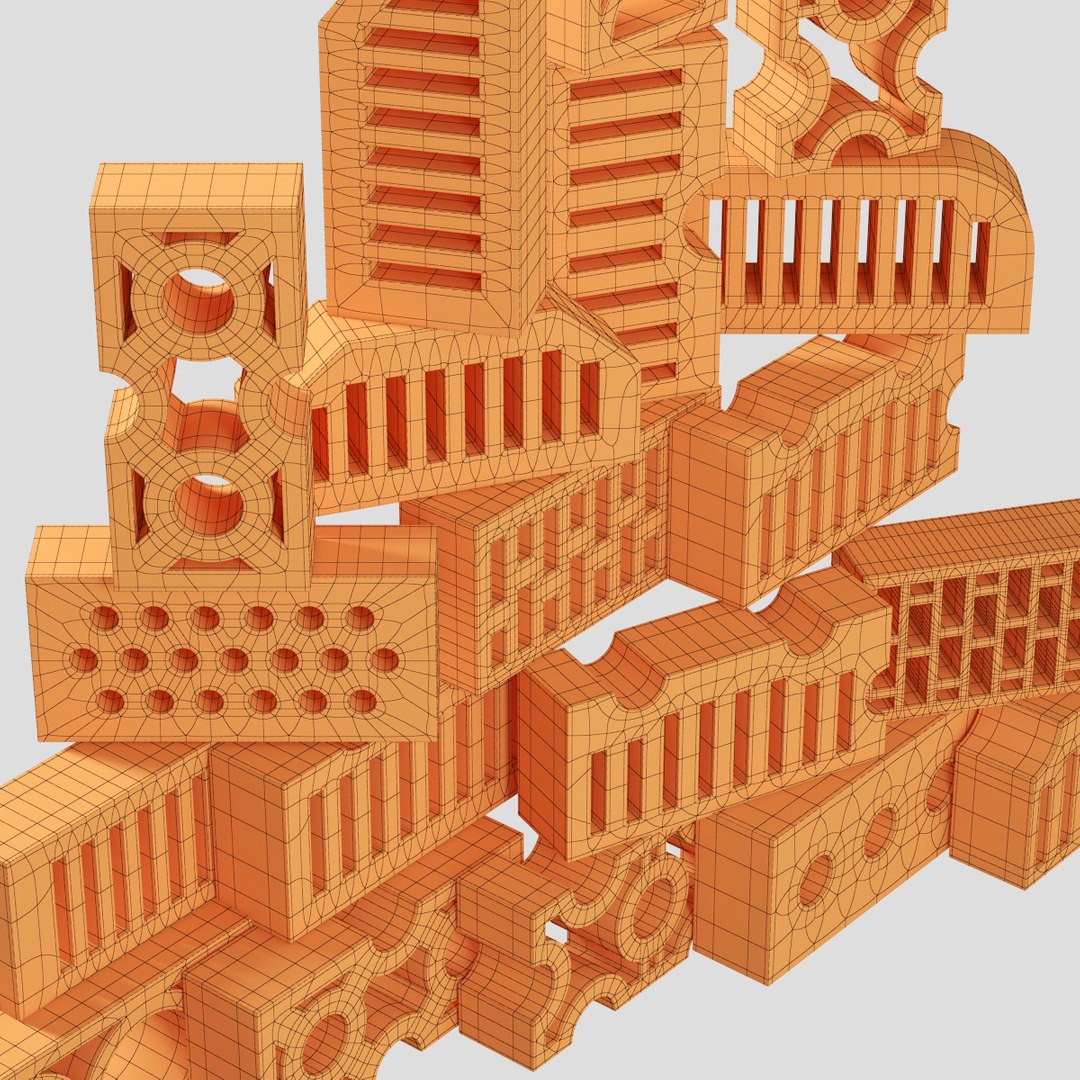 Brick building model - TurboSquid 1476939