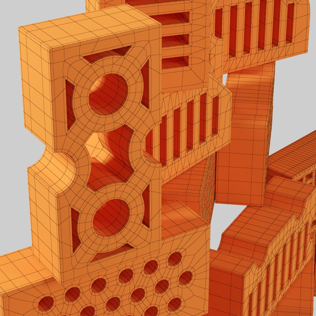 Brick building model - TurboSquid 1476939