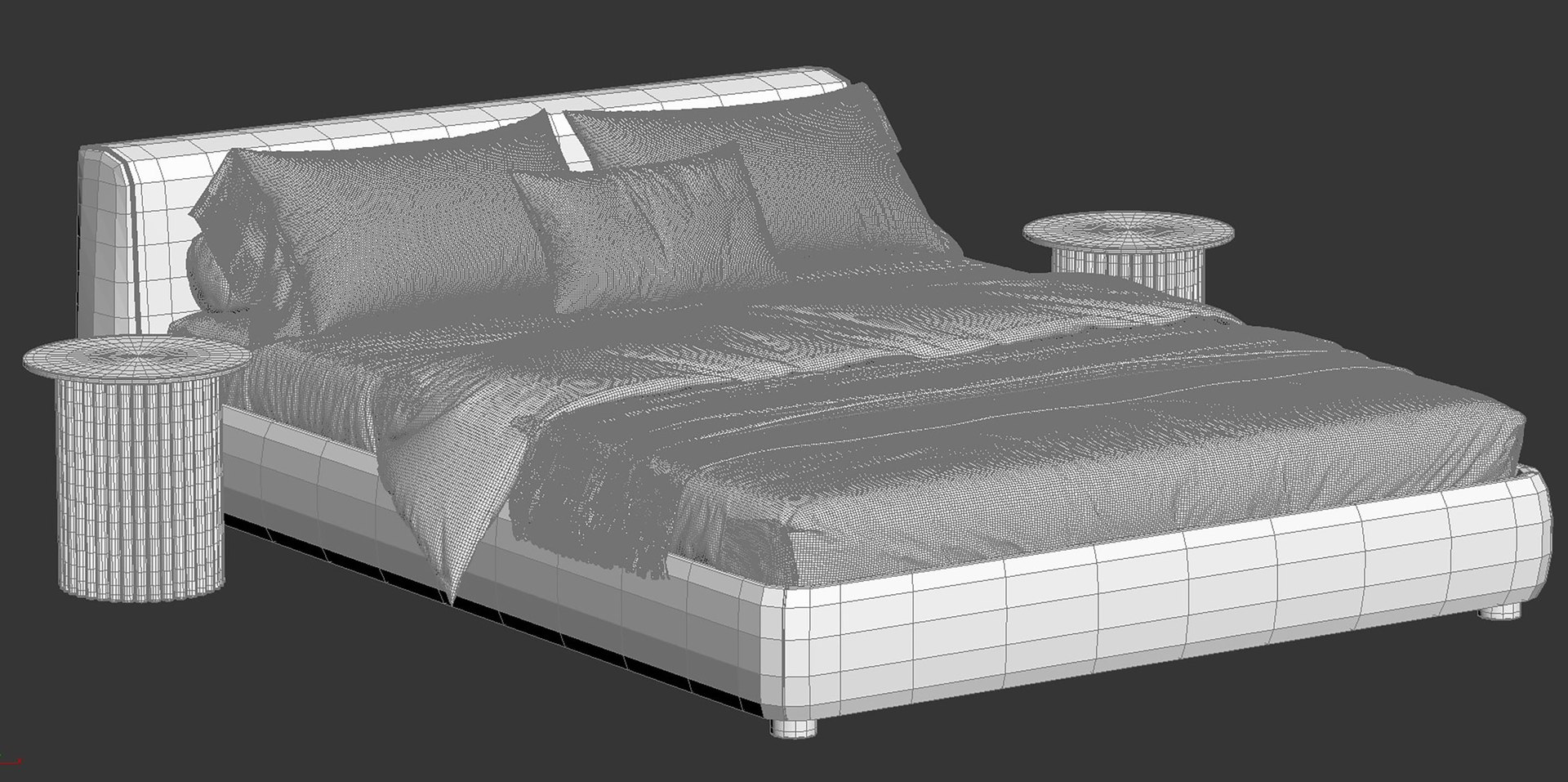 3D model Sava bed by Como Casa - TurboSquid 2099986