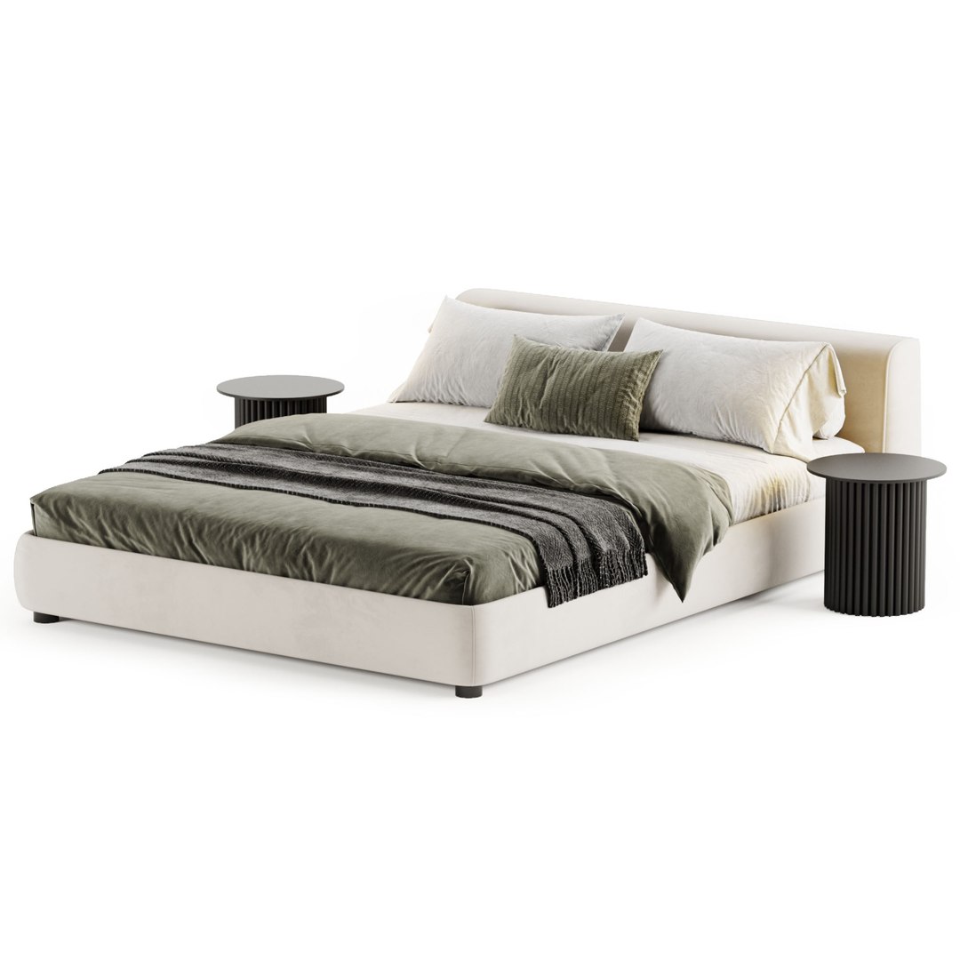 3D Model Sava Bed By Como Casa - TurboSquid 2099986