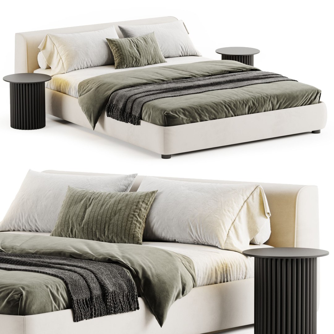 3D Model Sava Bed By Como Casa - TurboSquid 2099986