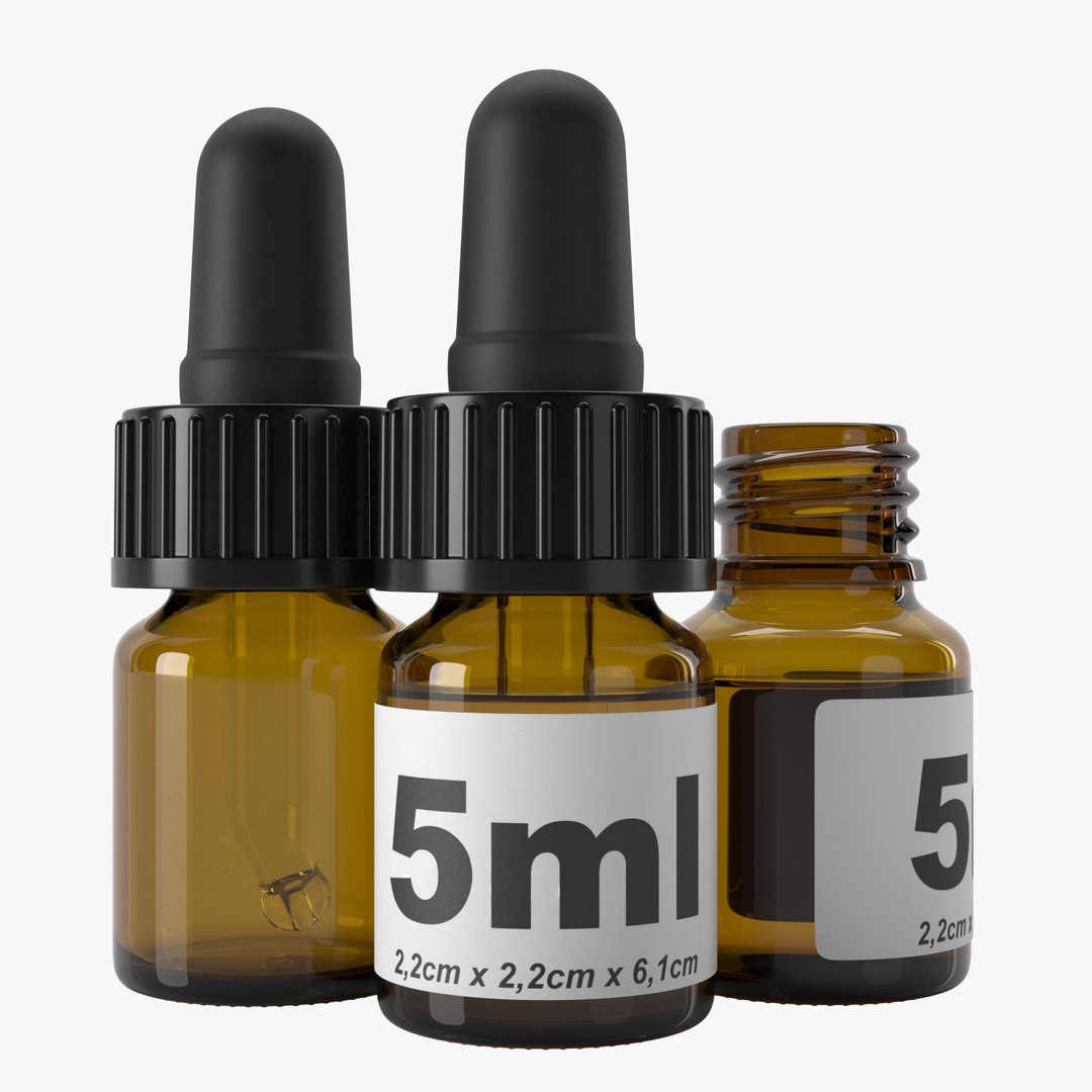 3D bottle 5ml model - TurboSquid 1811690