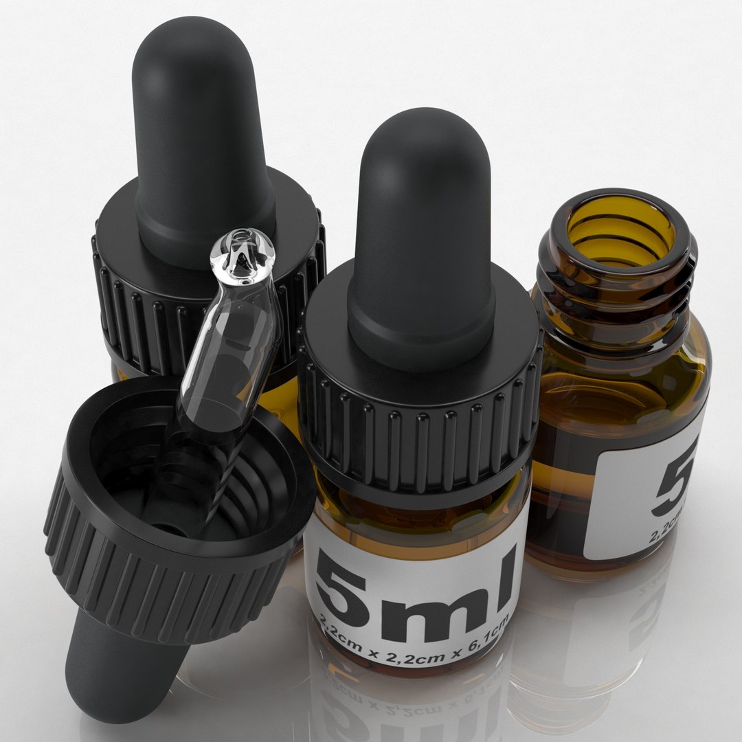 3D bottle 5ml model - TurboSquid 1811690