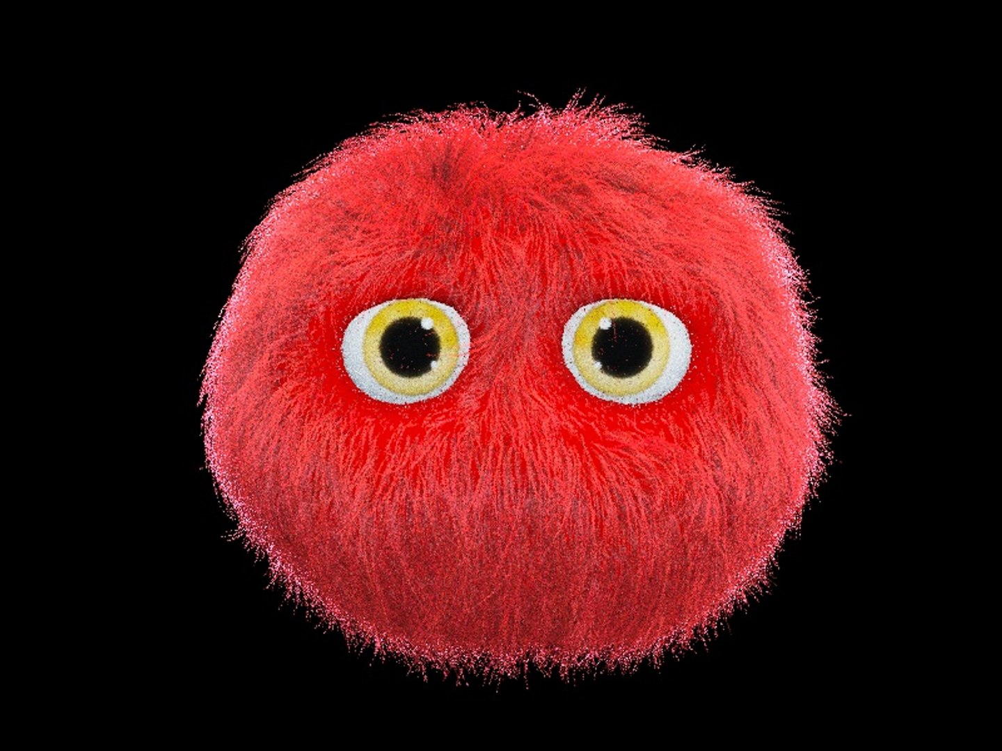 Cartoon Fur Ball 3D Model - TurboSquid 1816054