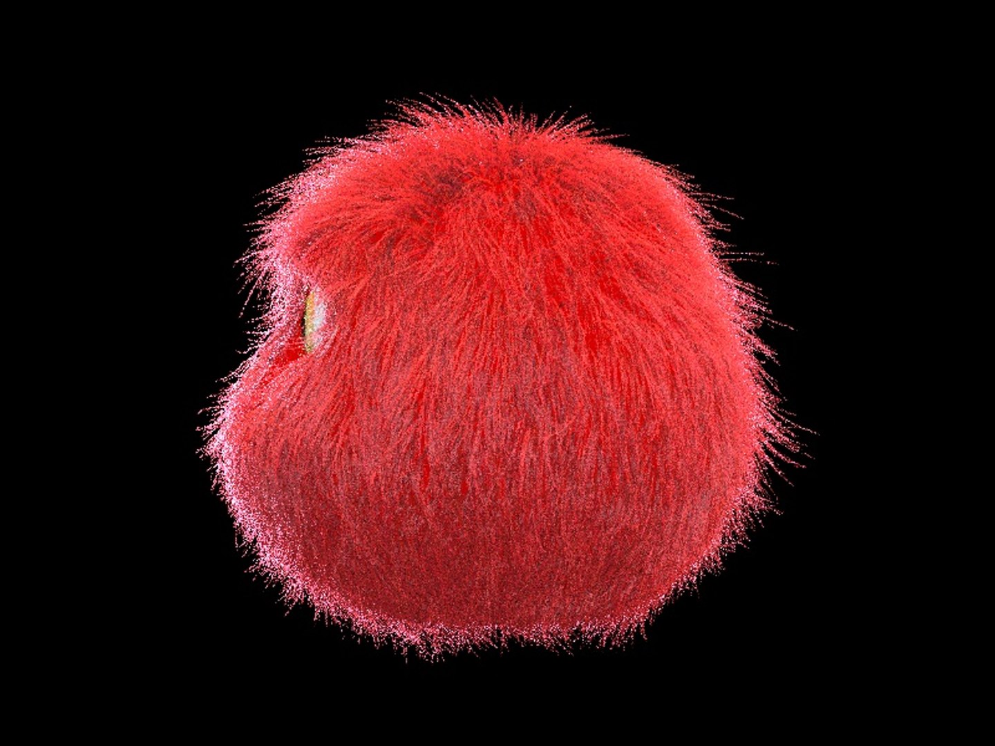 Cartoon Fur Ball 3D Model - TurboSquid 1816054