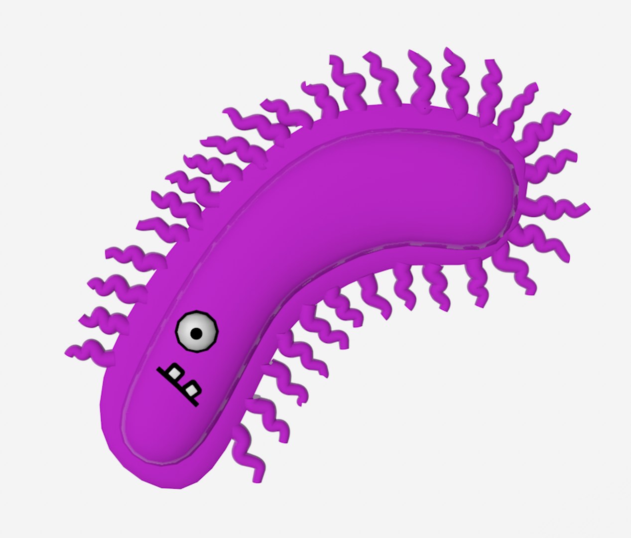 3D alien germ - TurboSquid 1443195