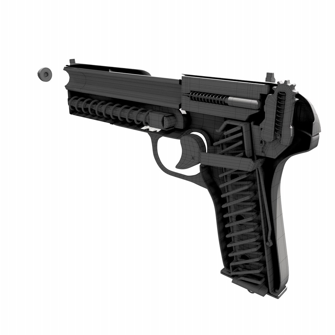 3d Cutaway Tt Gun 56-a-132