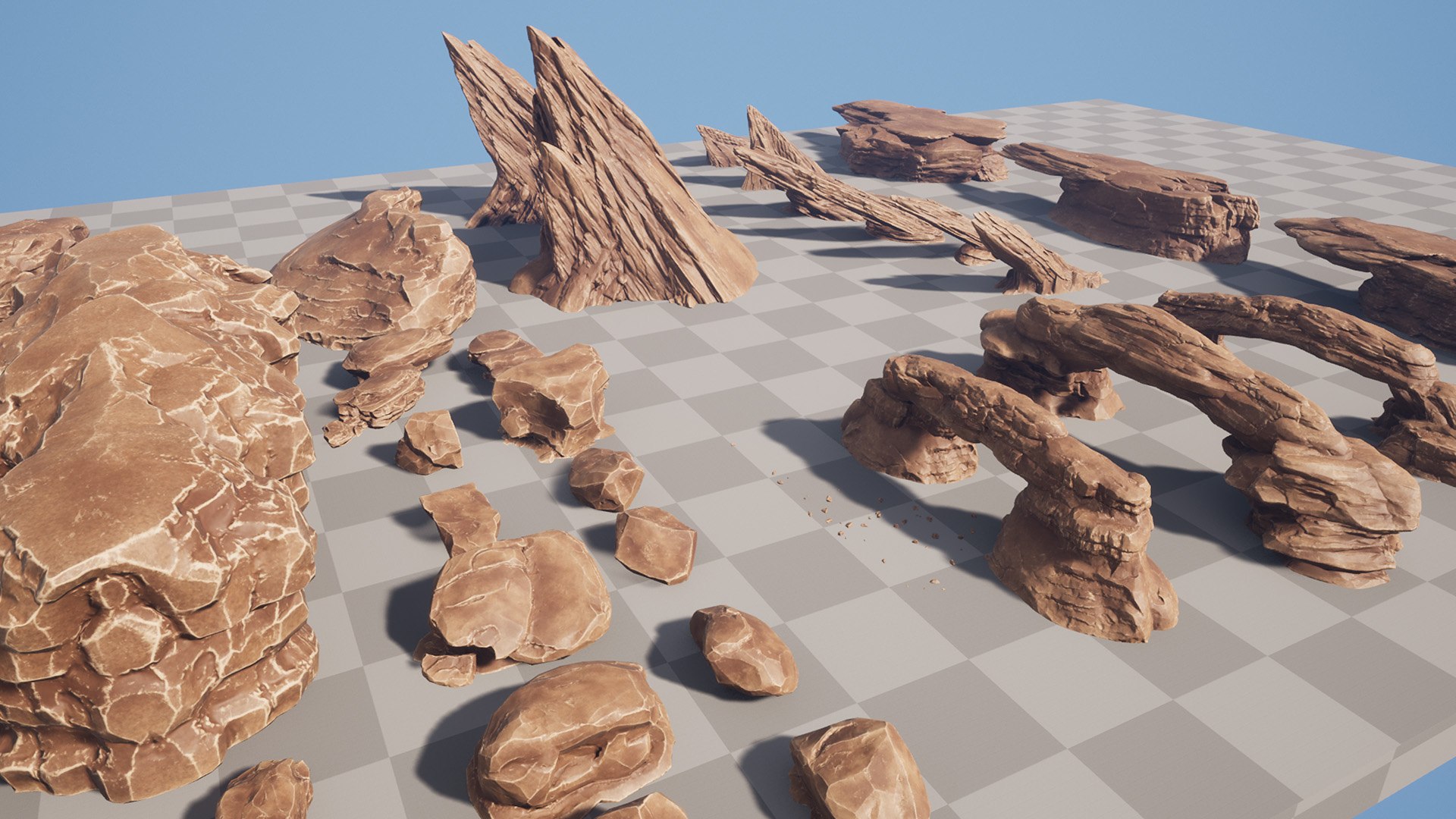 Large - Desert Rocks Collection Model - TurboSquid 2076613