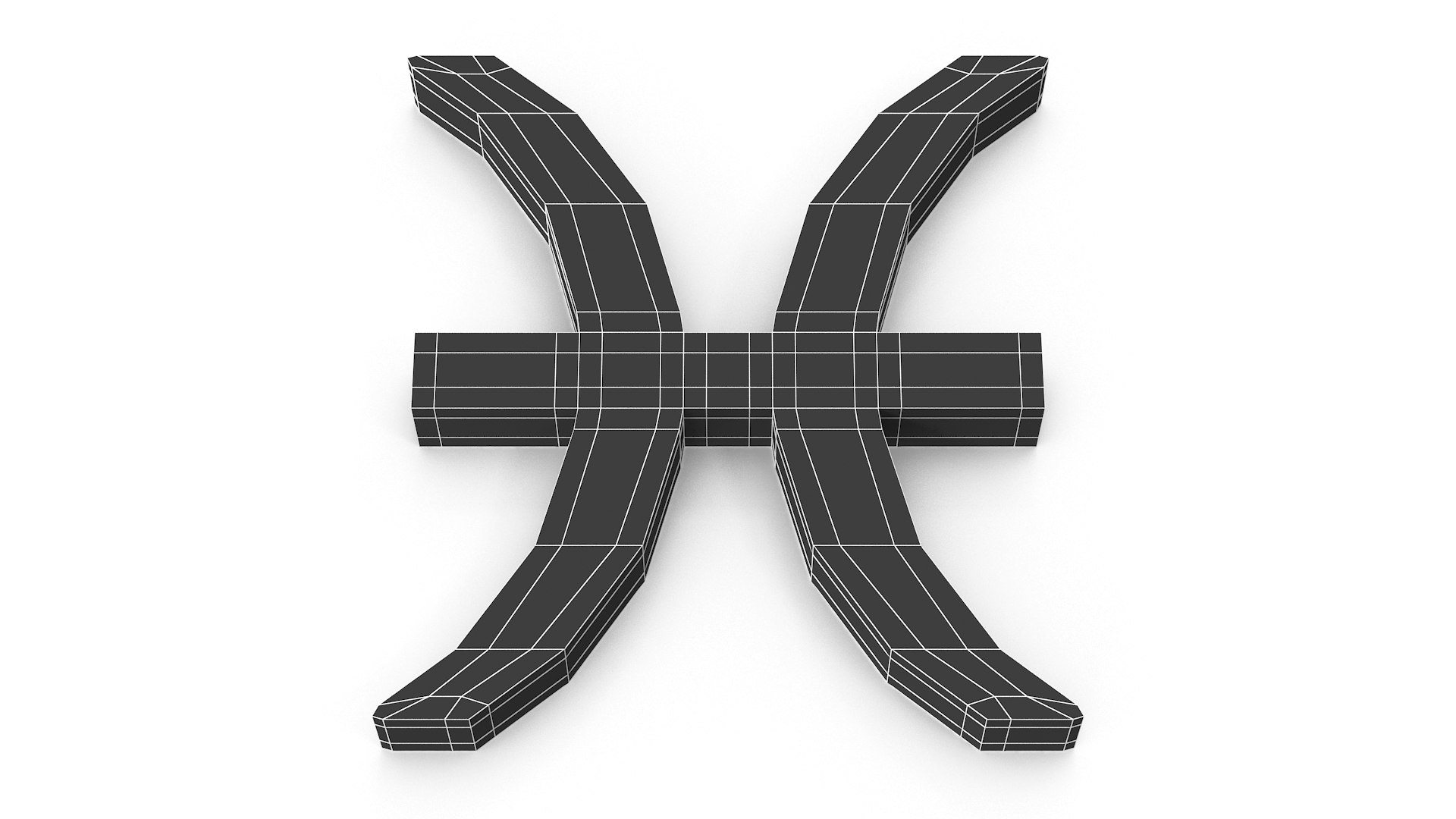 Zodiac Sign Pisces 3D - TurboSquid 1854863