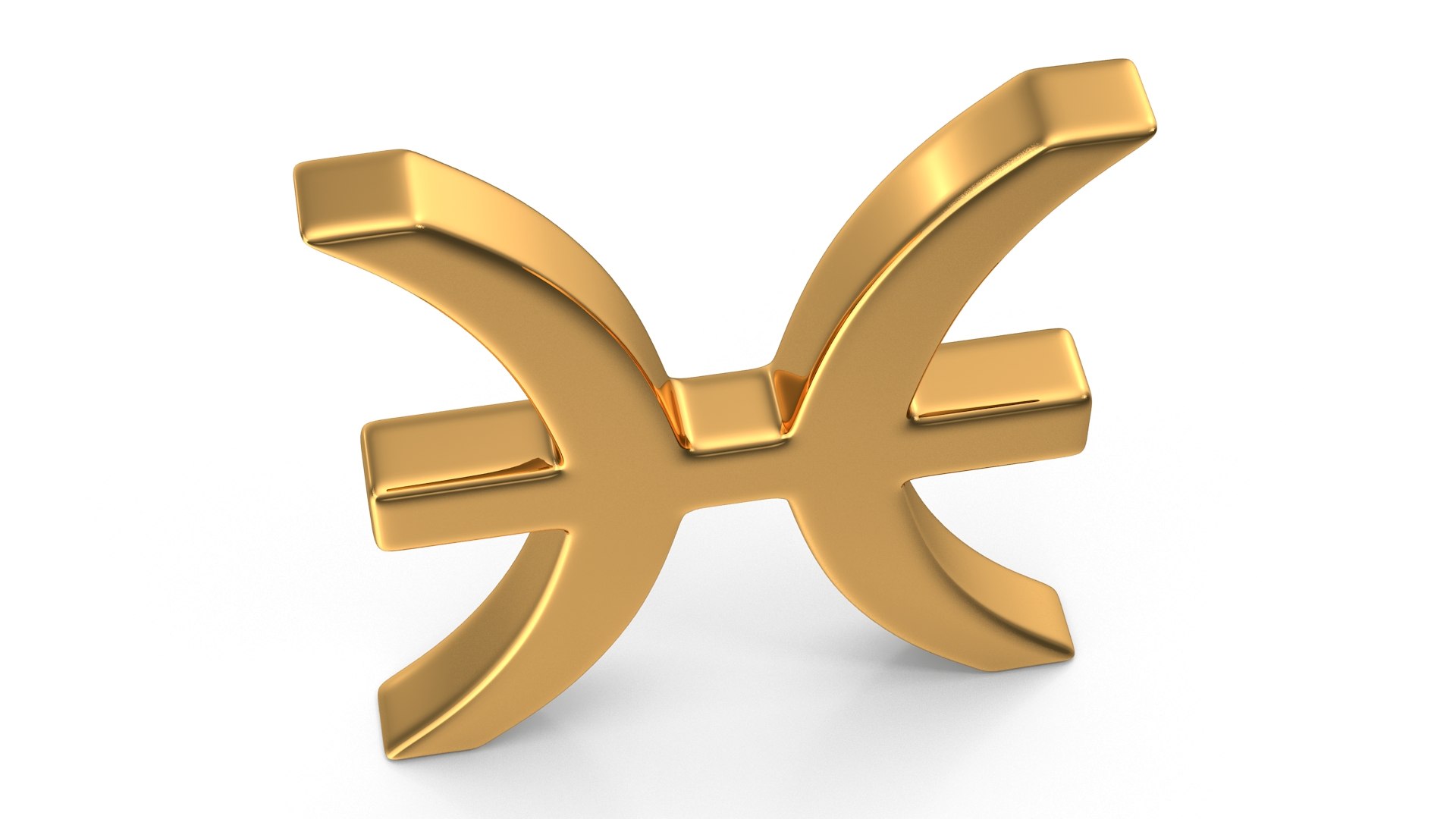 Zodiac Sign Pisces 3D - TurboSquid 1854863