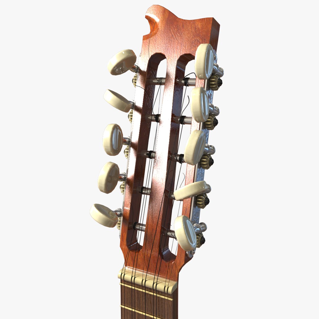 Guitar Strings 3d Model