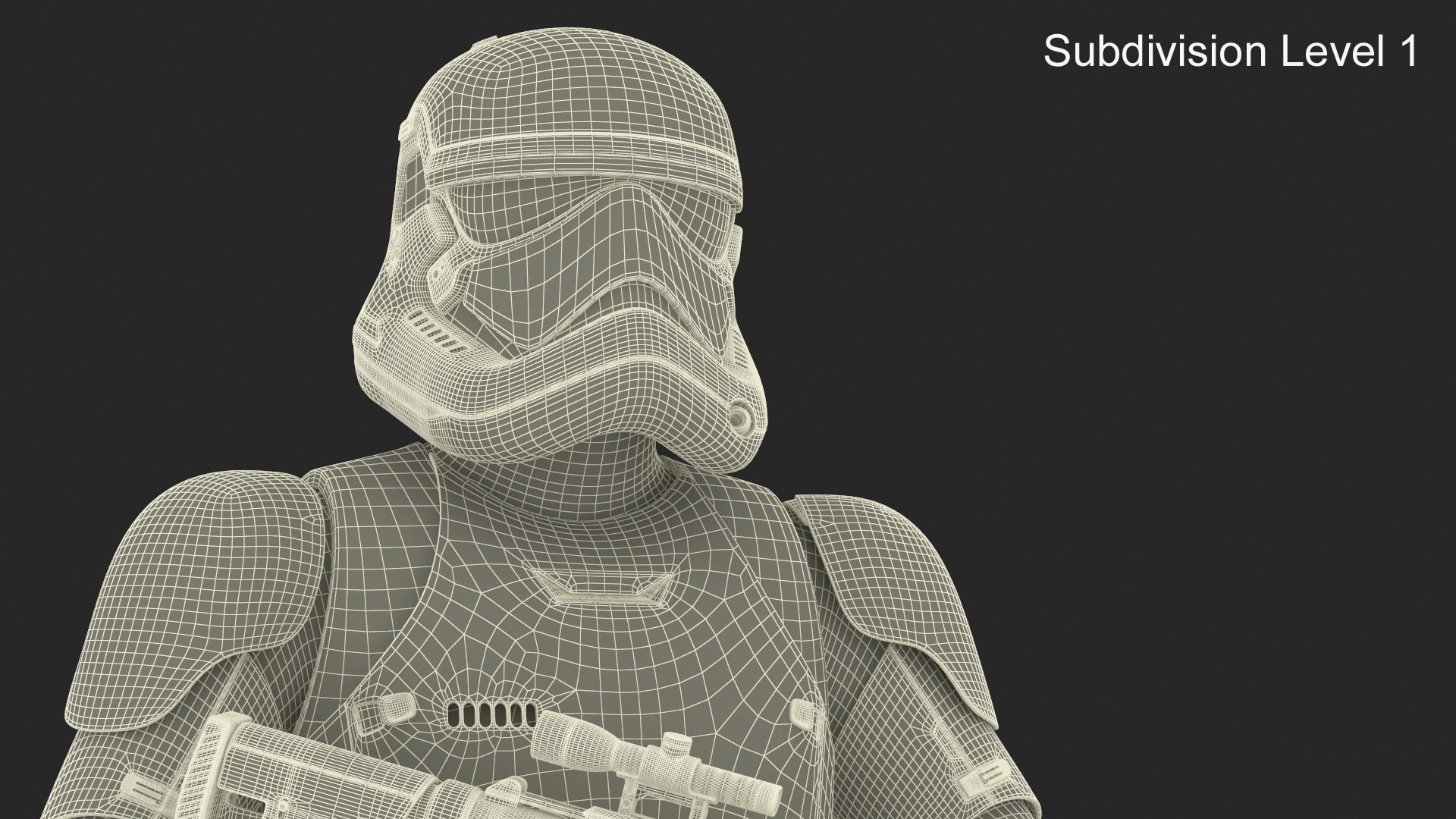 Star Wars Stormtrooper With Blaster Stand Pose 3D - TurboSquid 2367896