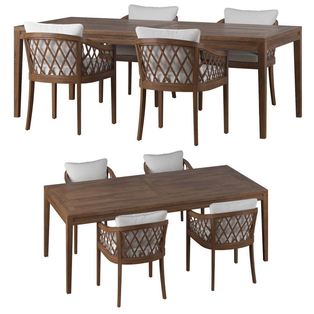 3D Model Greystone Dining - TurboSquid 1695741